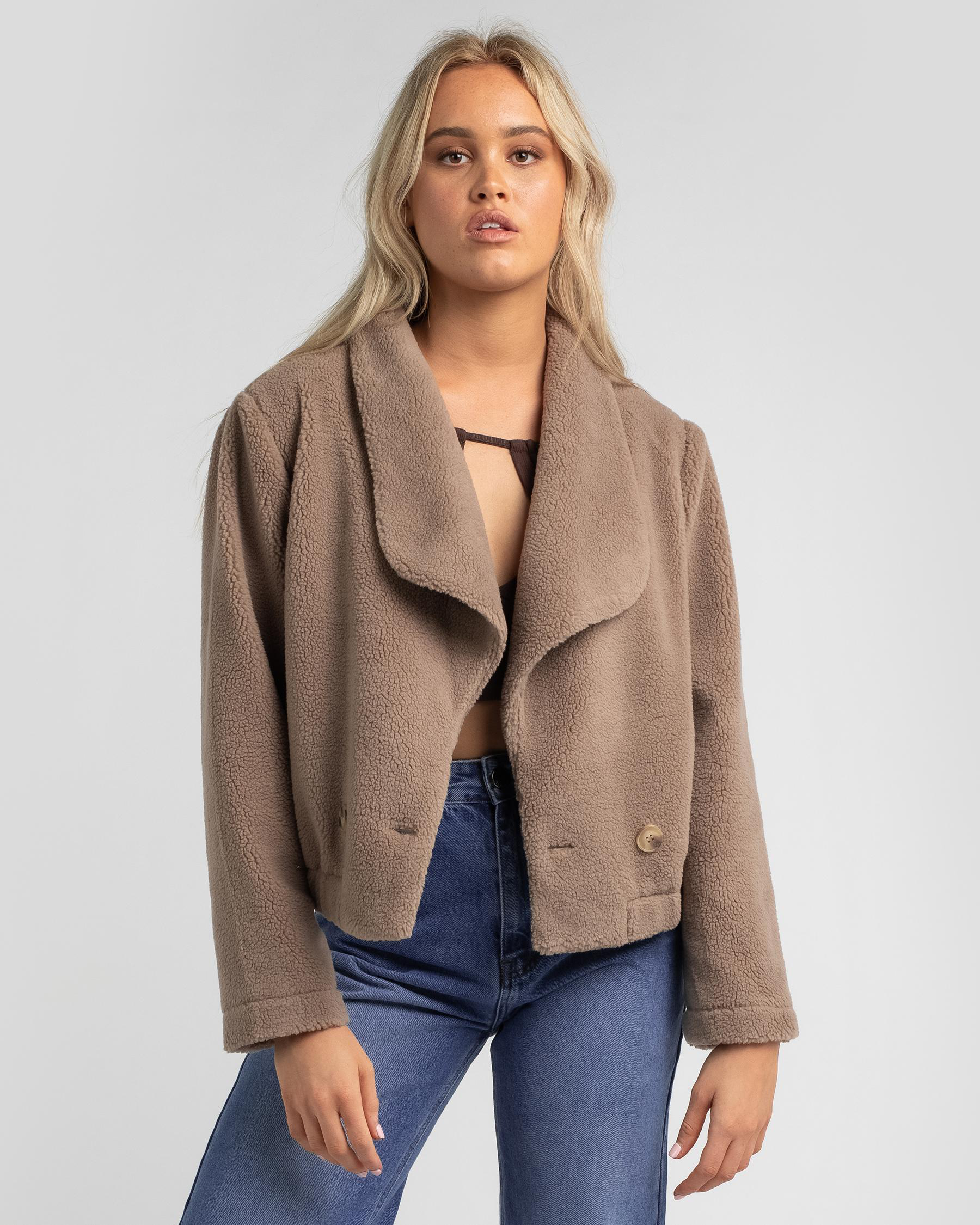 Shop Ava. Mocca Jacket In Mocca - Fast Shipping & Easy Returns - City ...