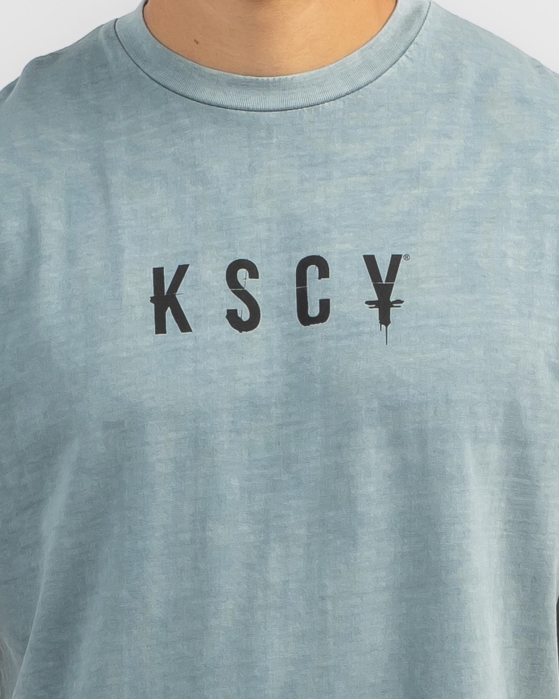 Shop Kiss Chacey Echoes Relaxed Fit T-Shirt In Pigment Lead - Fast ...