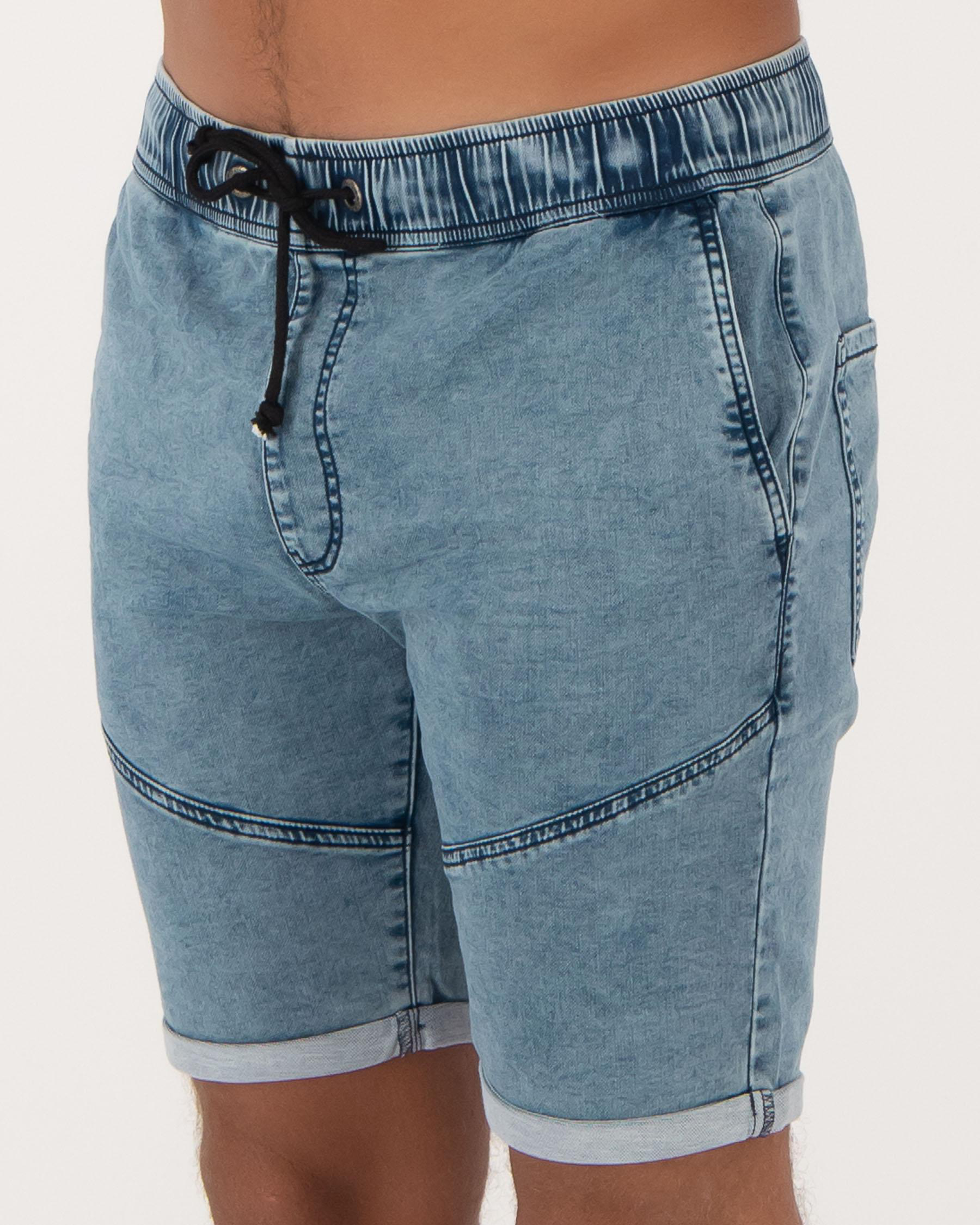 Shop Lucid Manic Walk Shorts In Blue - Fast Shipping & Easy Returns ...