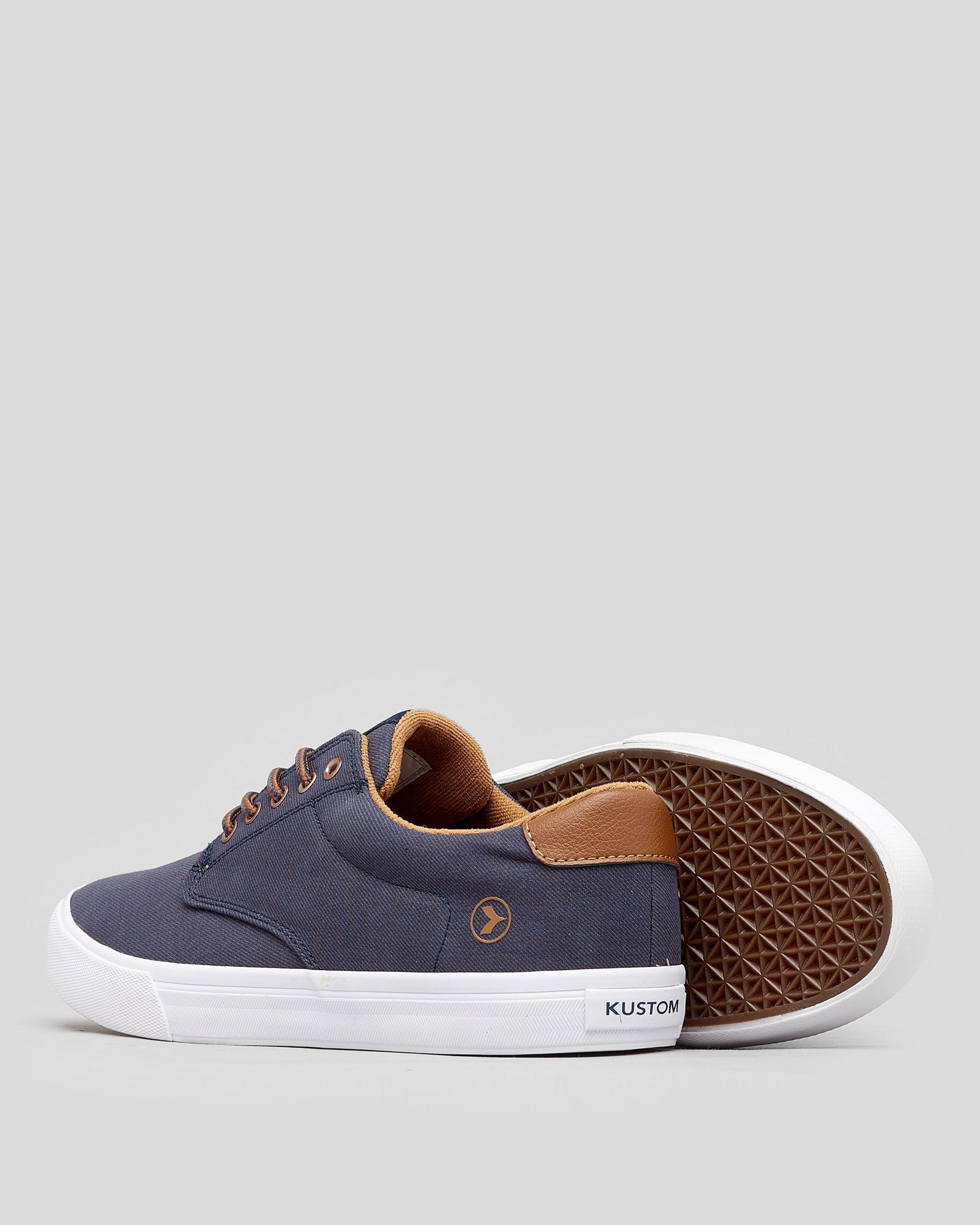 Shop Kustom Profile Shoes In Navy Twill - Fast Shipping & Easy Returns ...