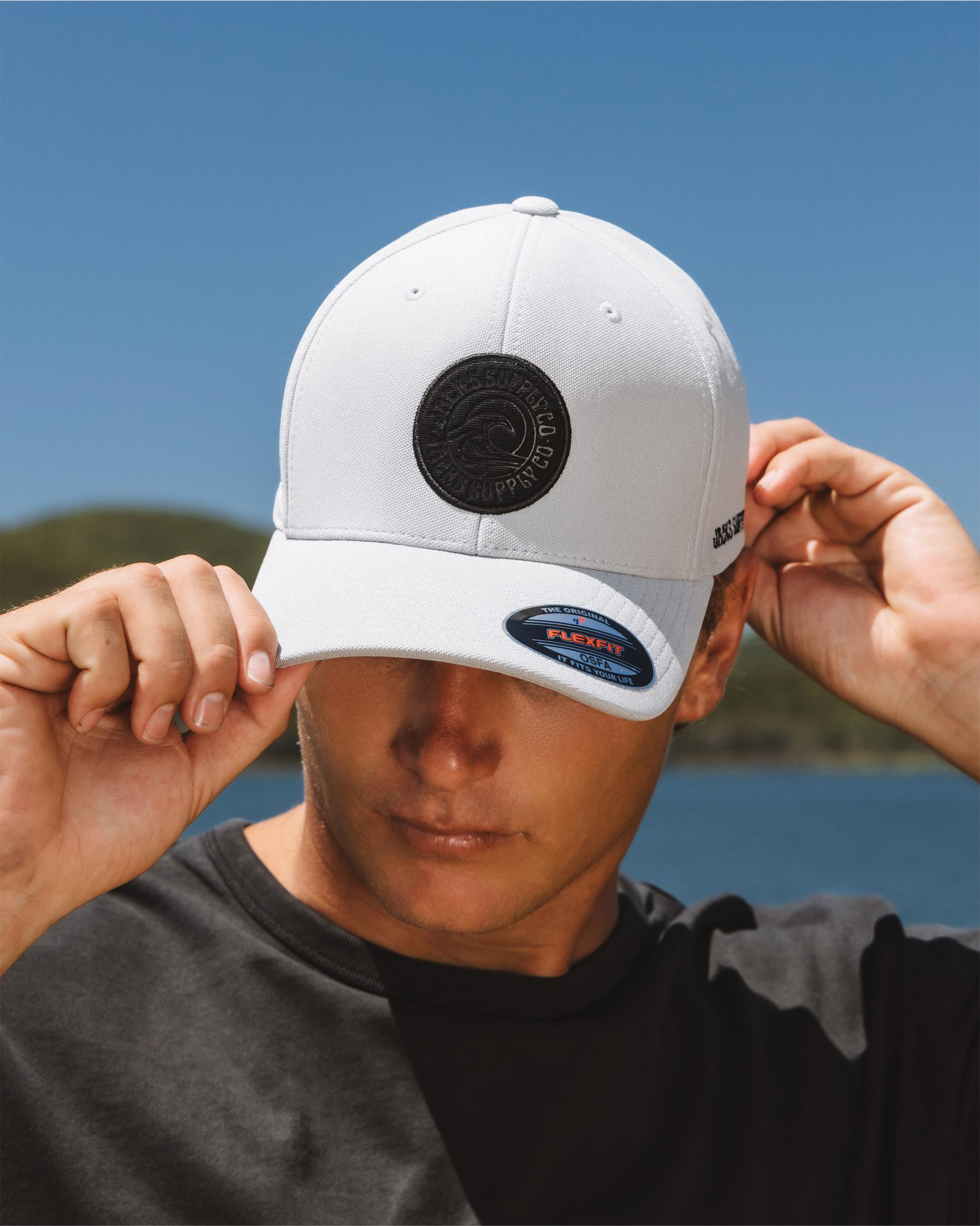 Shop Jacks Rise Flexfit Cap In Grey - Fast Shipping & Easy Returns ...