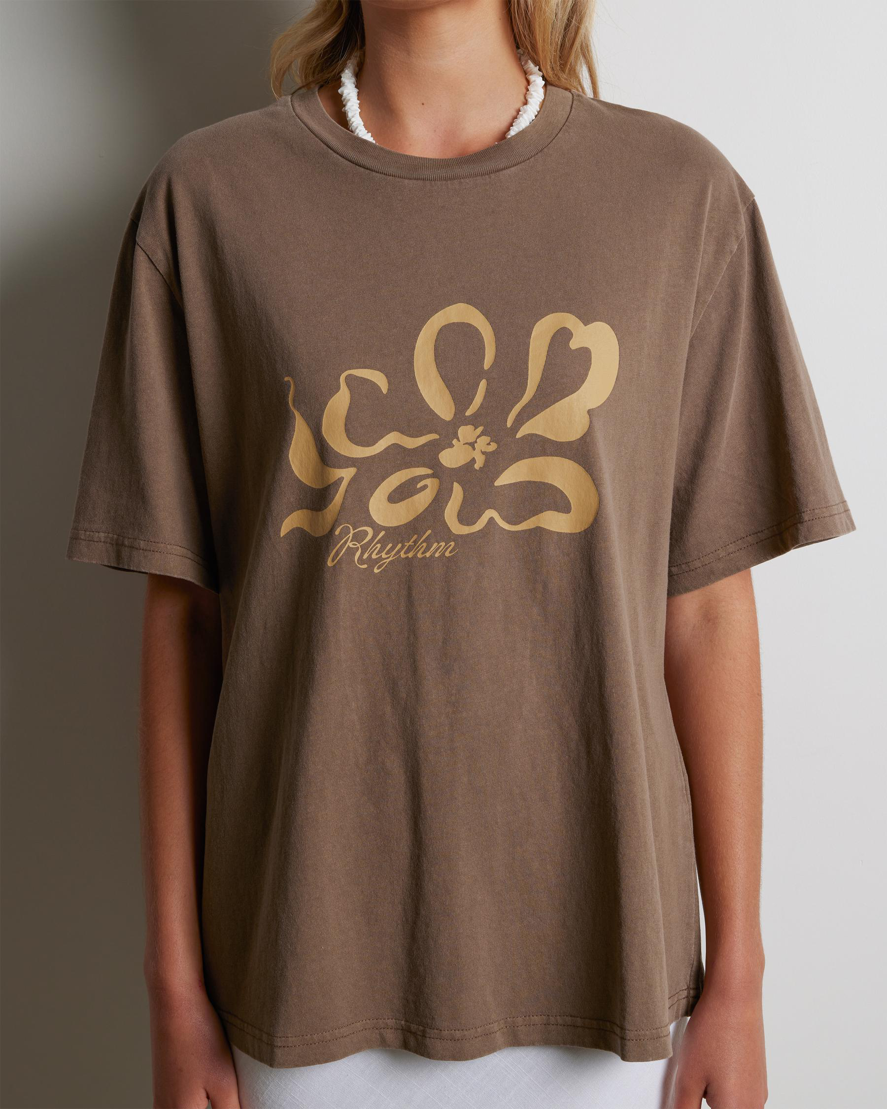 Shop Rhythm Sundance Oversized T-Shirt In Chocolate - Fast Shipping ...