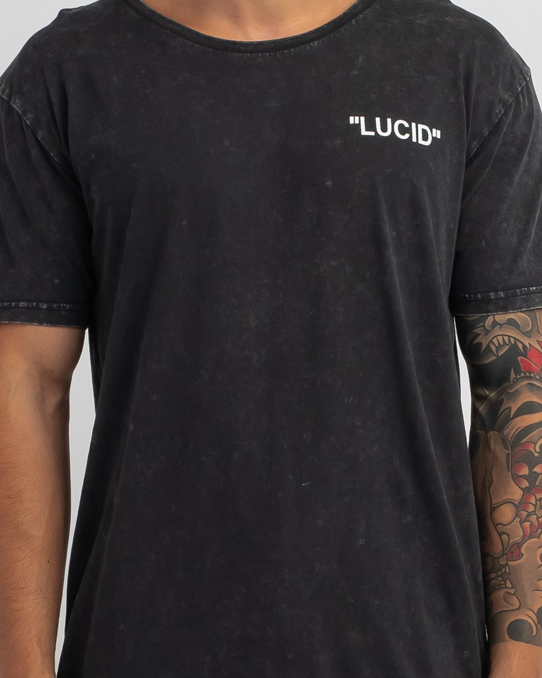 Shop Lucid Discovery T-Shirt In Black Acid - Fast Shipping & Easy ...