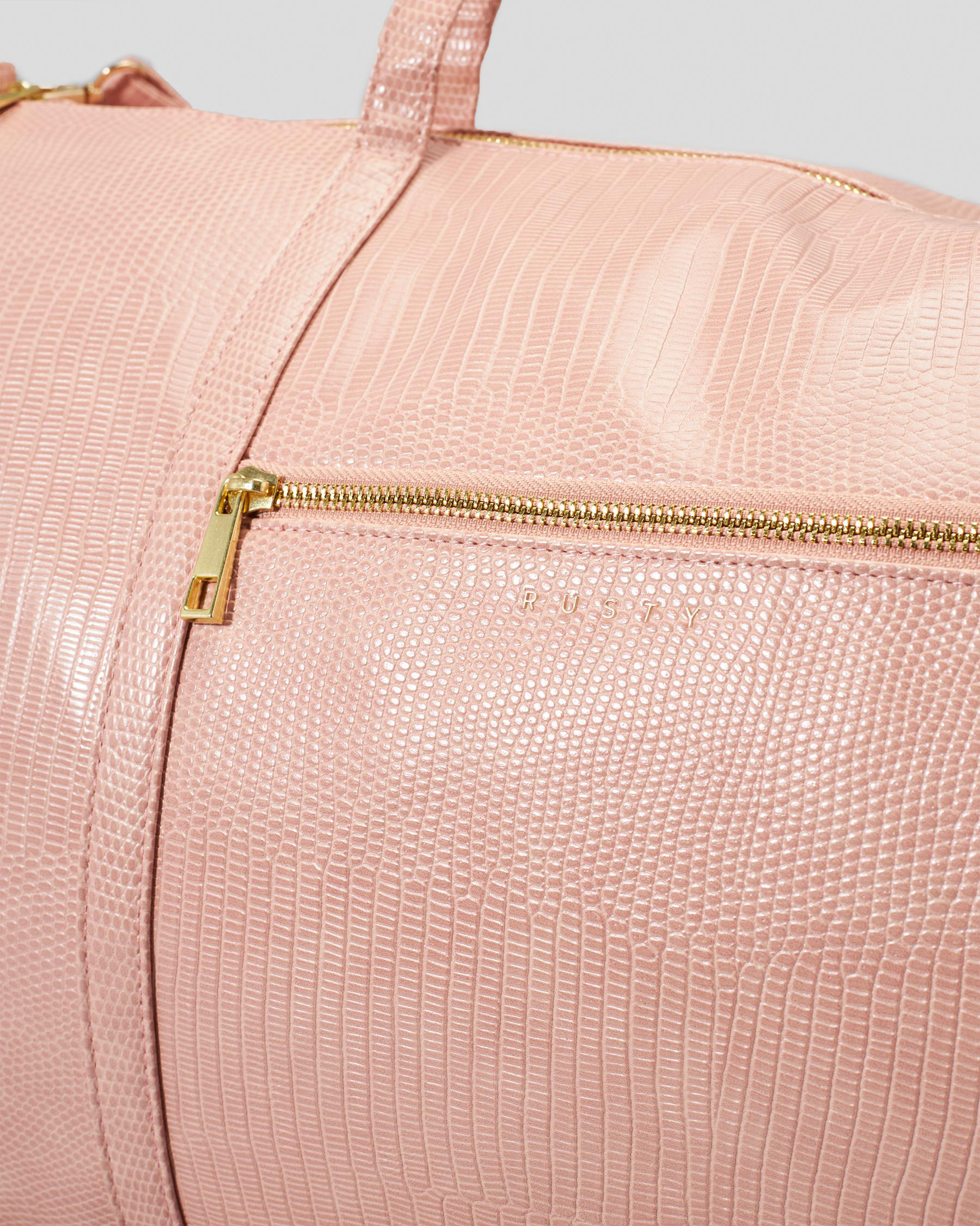 Shop Rusty Mila Weekender Travel Bag In Peach - Fast Shipping & Easy ...