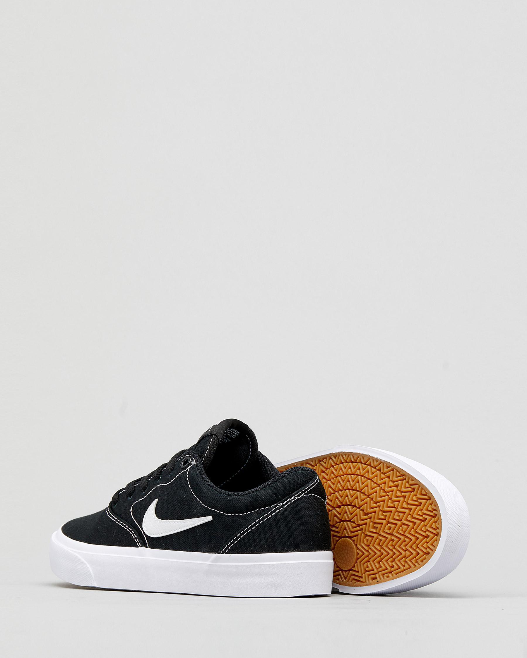 Shop Nike Boys' Charge Shoes In Black/white - Fast Shipping & Easy ...