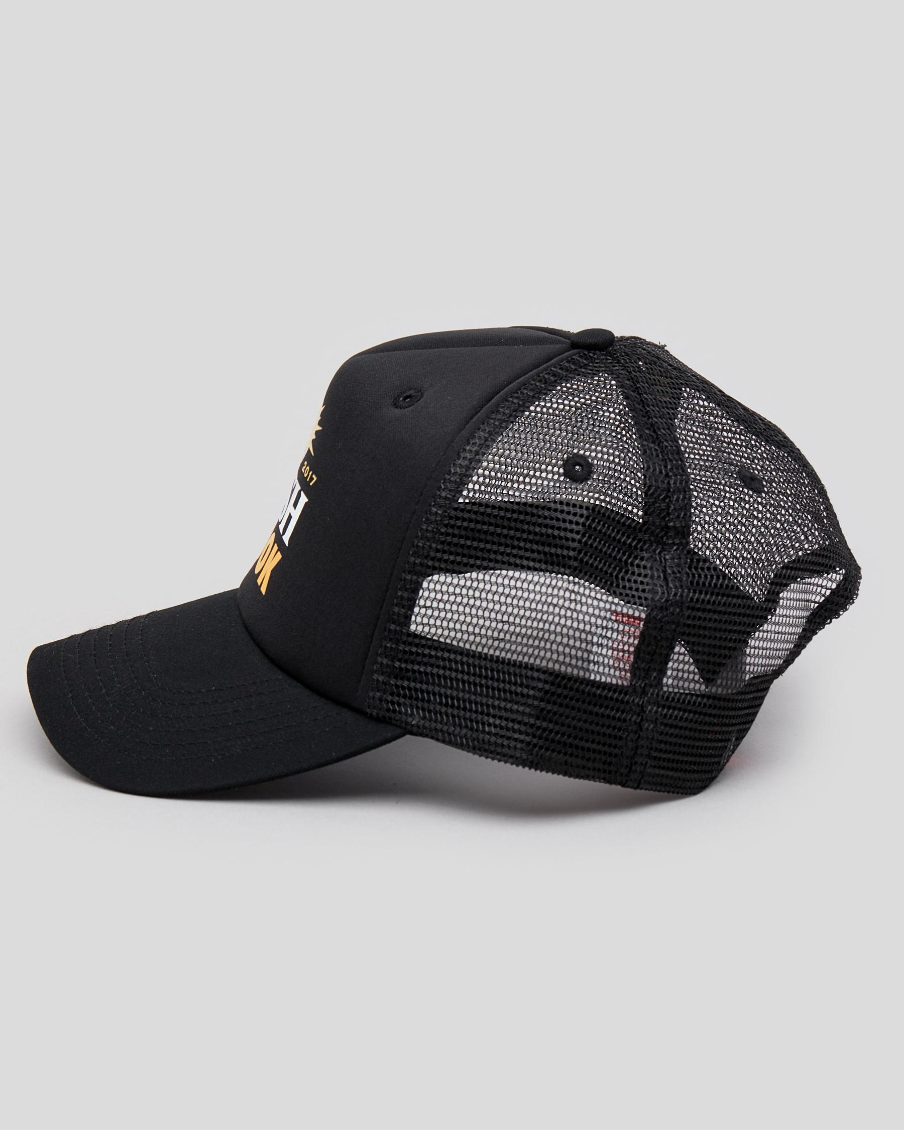 Shop Bush Chook Trucker Cap In Black - Fast Shipping & Easy Returns ...