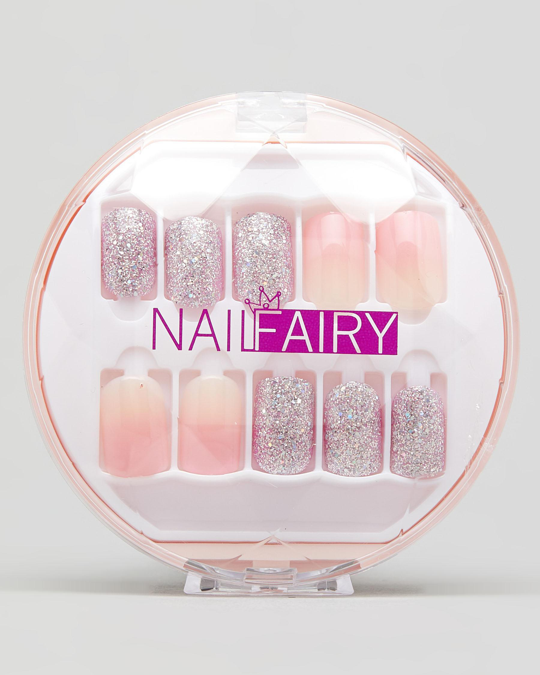 Shop Mooloola Tequila Sunrise Fake Nail Pack In Pink - Fast Shipping ...