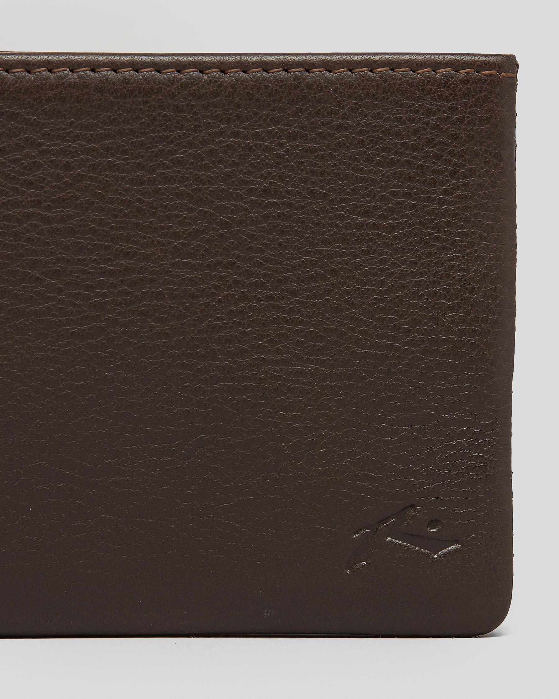 Shop Rusty Now or Never Leather Wallet In Coffee - Fast Shipping & Easy ...