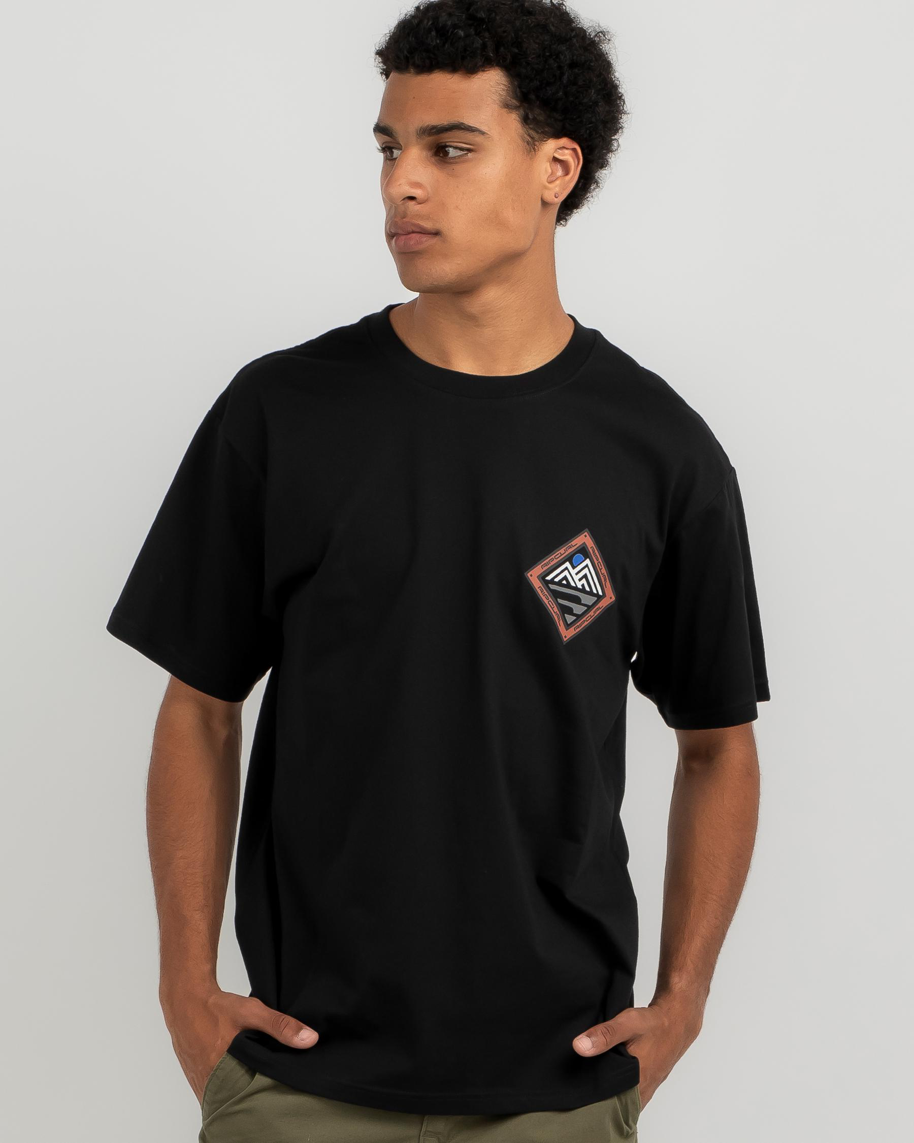 Shop Rip Curl Vaporcool Journeys Peak T-Shirt In Black - Fast Shipping & Easy Returns - City ...