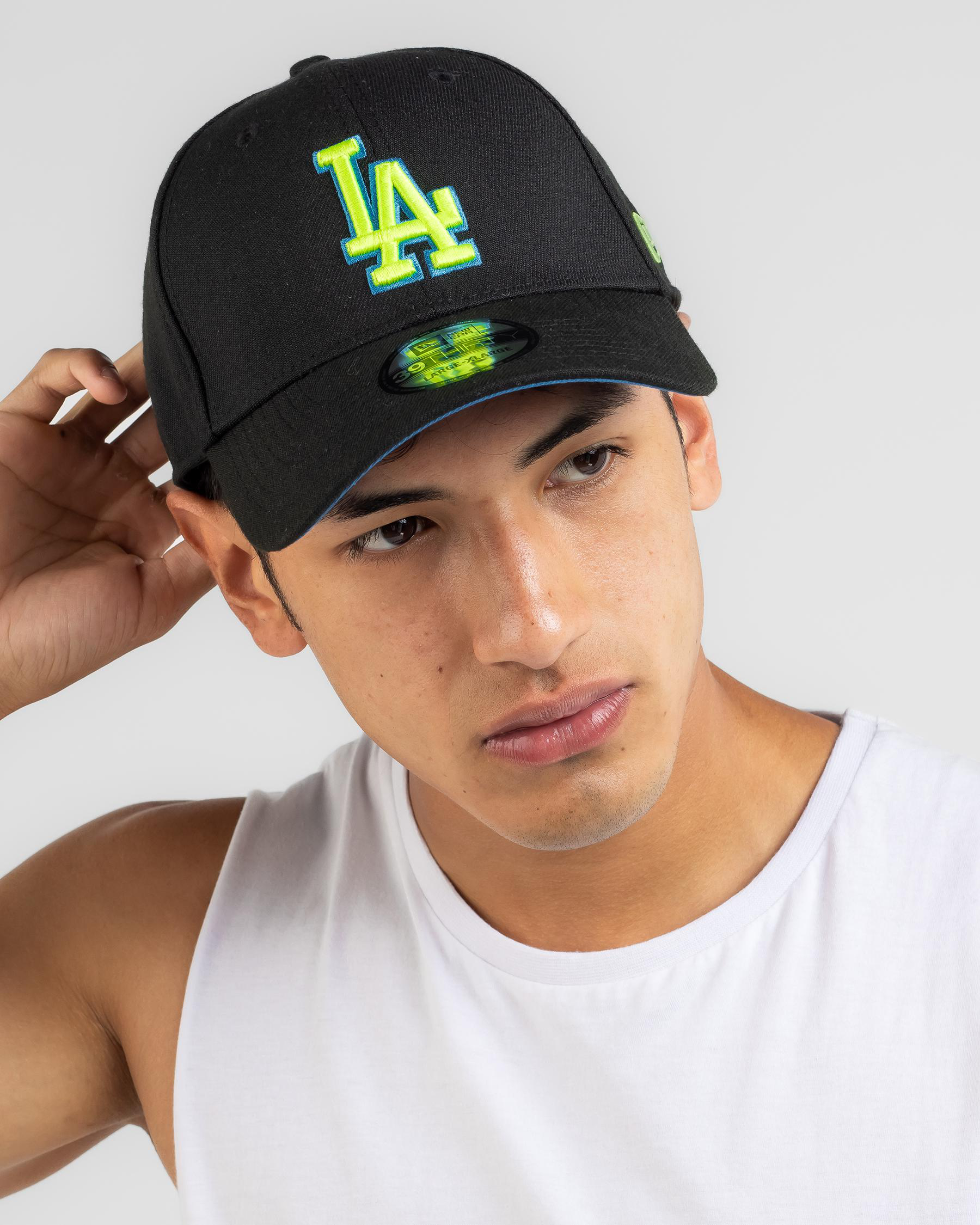 Shop New Era La Dodgers Digi Colour Collection Cap In Black - Fast ...