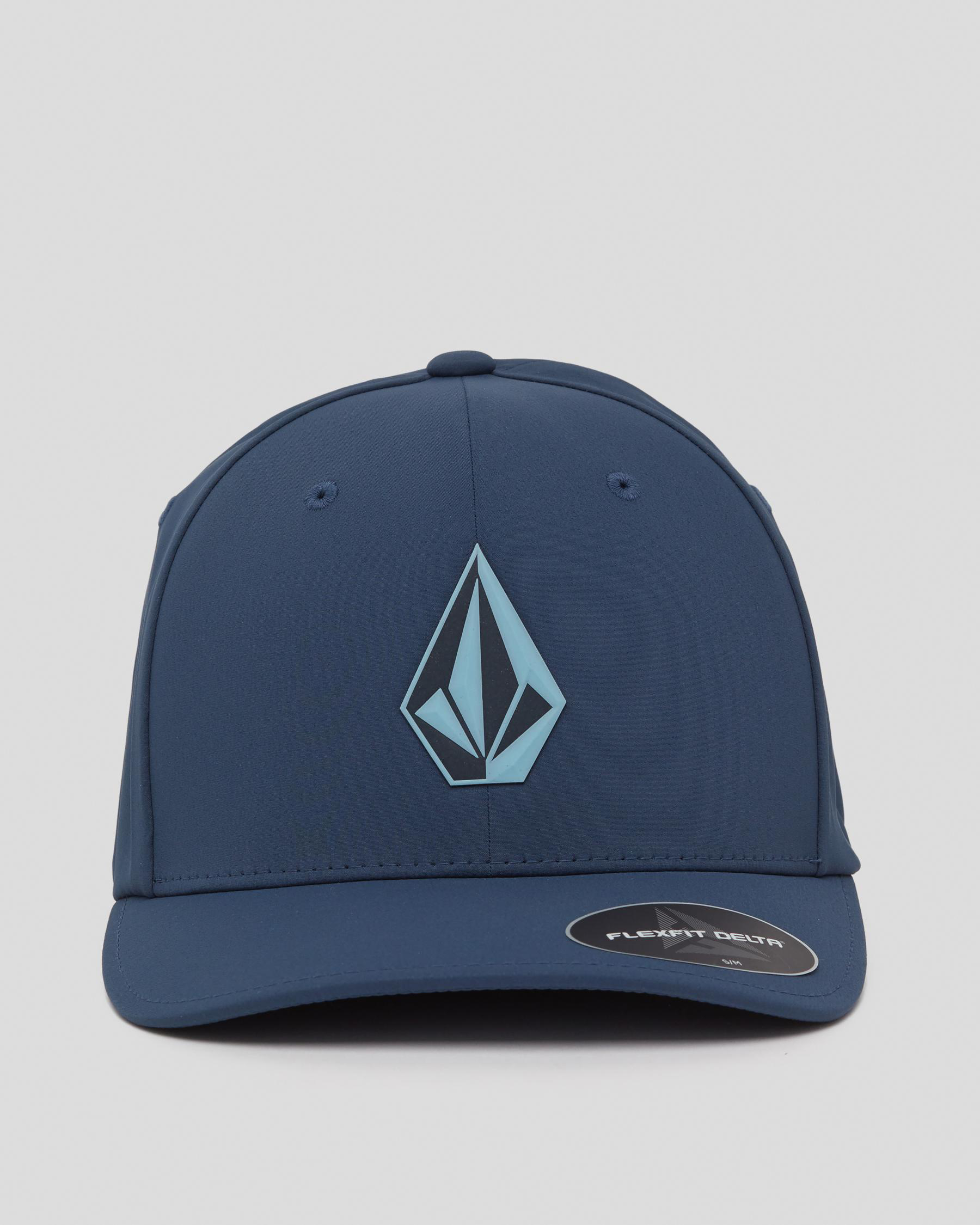 Shop Volcom Stone Tech Delta Cap In Marina Blue - Fast Shipping & Easy ...