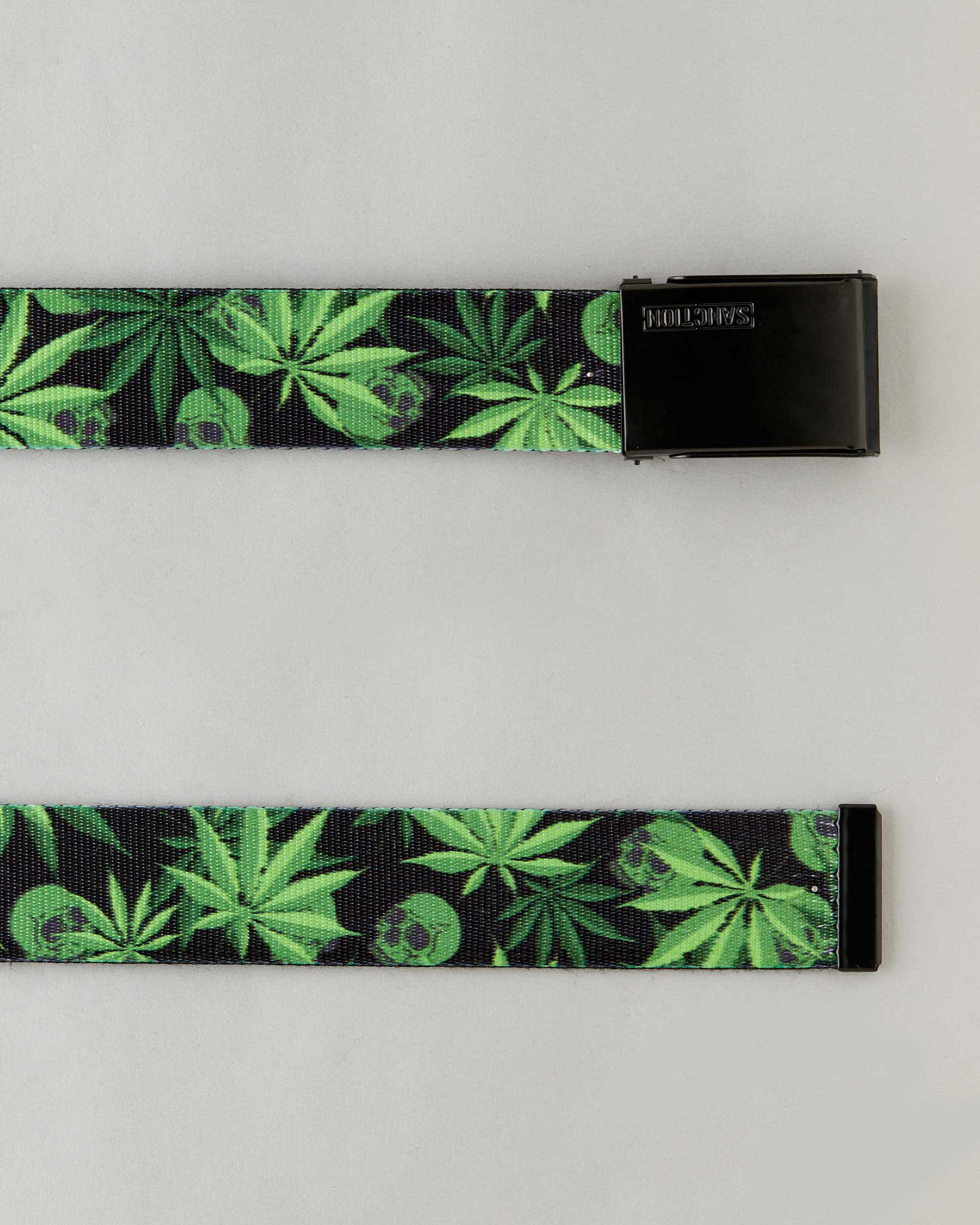 Shop Sanction Dope Web Belt In Green - Fast Shipping & Easy Returns ...