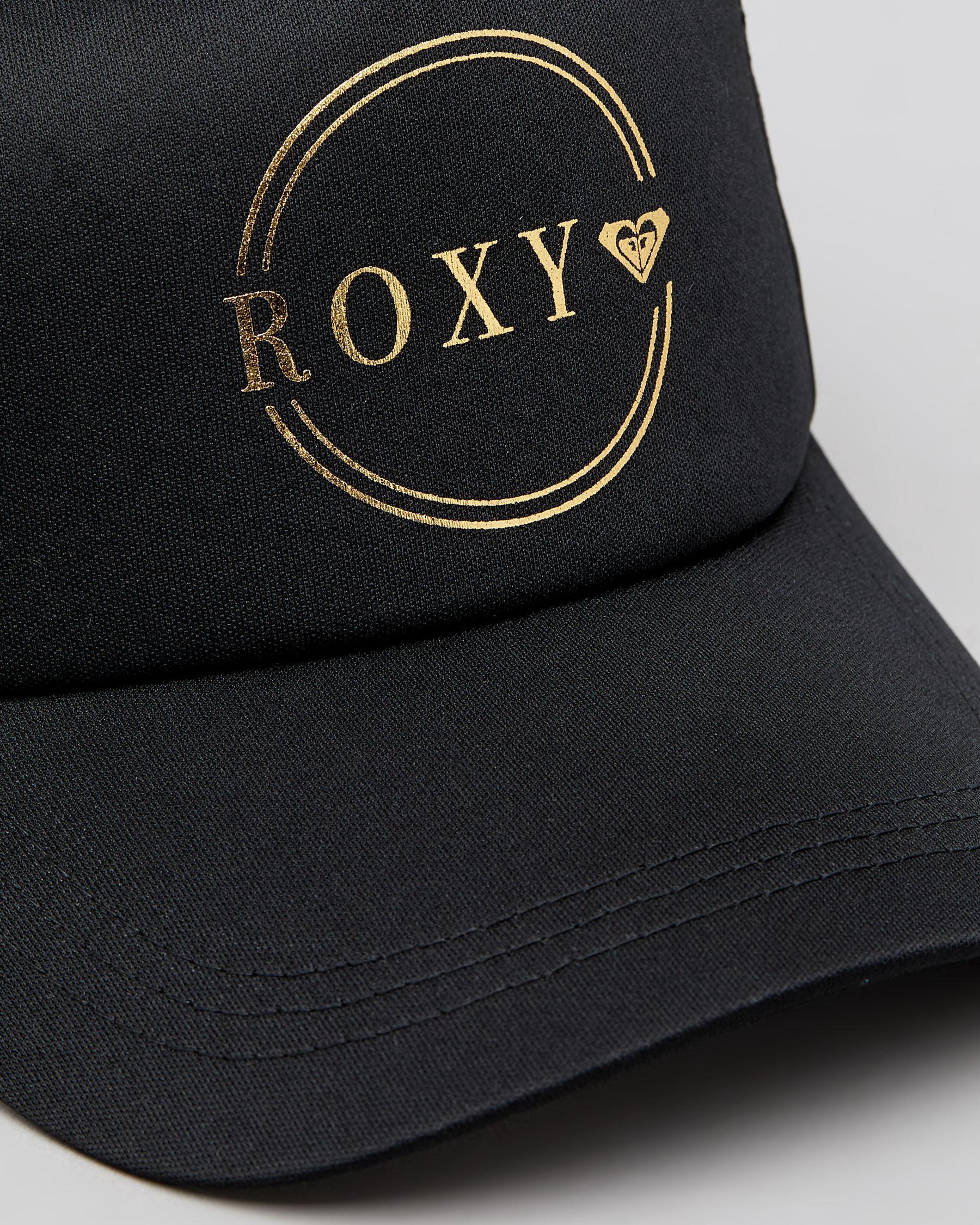Shop Roxy Brennan Trucker Cap In Anthracite - Fast Shipping & Easy ...