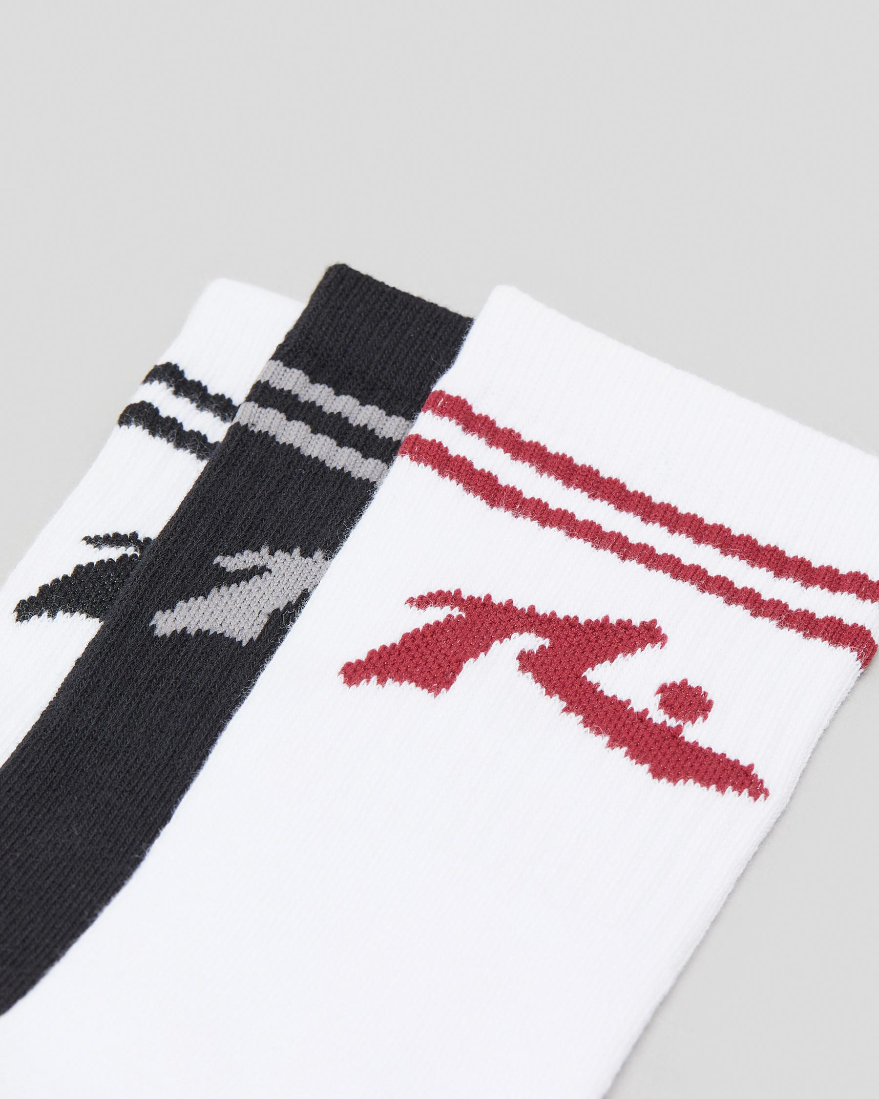 Shop Rusty Core Mid Calf Socks 3 Pack In Multi - Fast Shipping & Easy ...