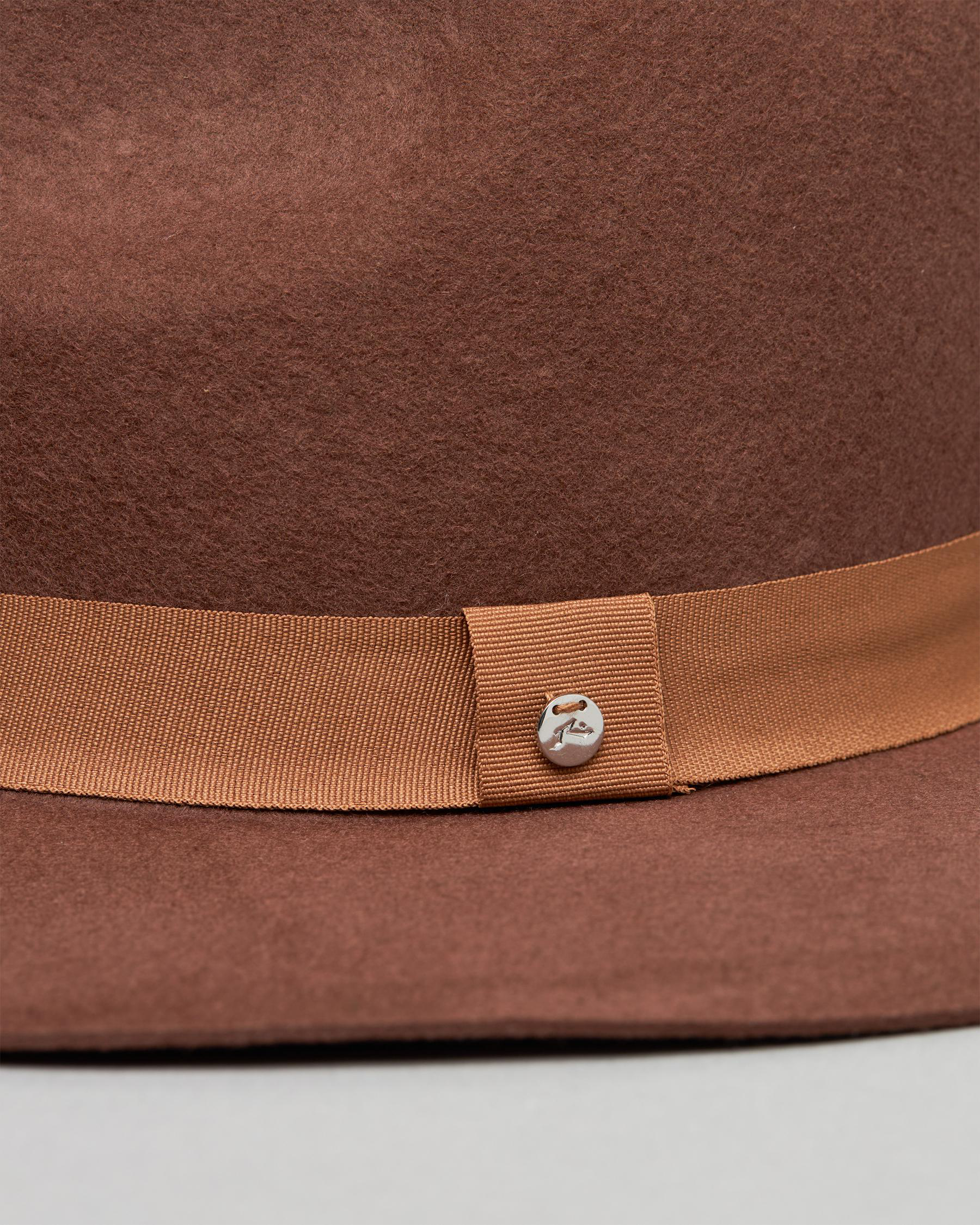 Shop Rusty Gisele Felt Hat In Chocolate - Fast Shipping & Easy Returns ...