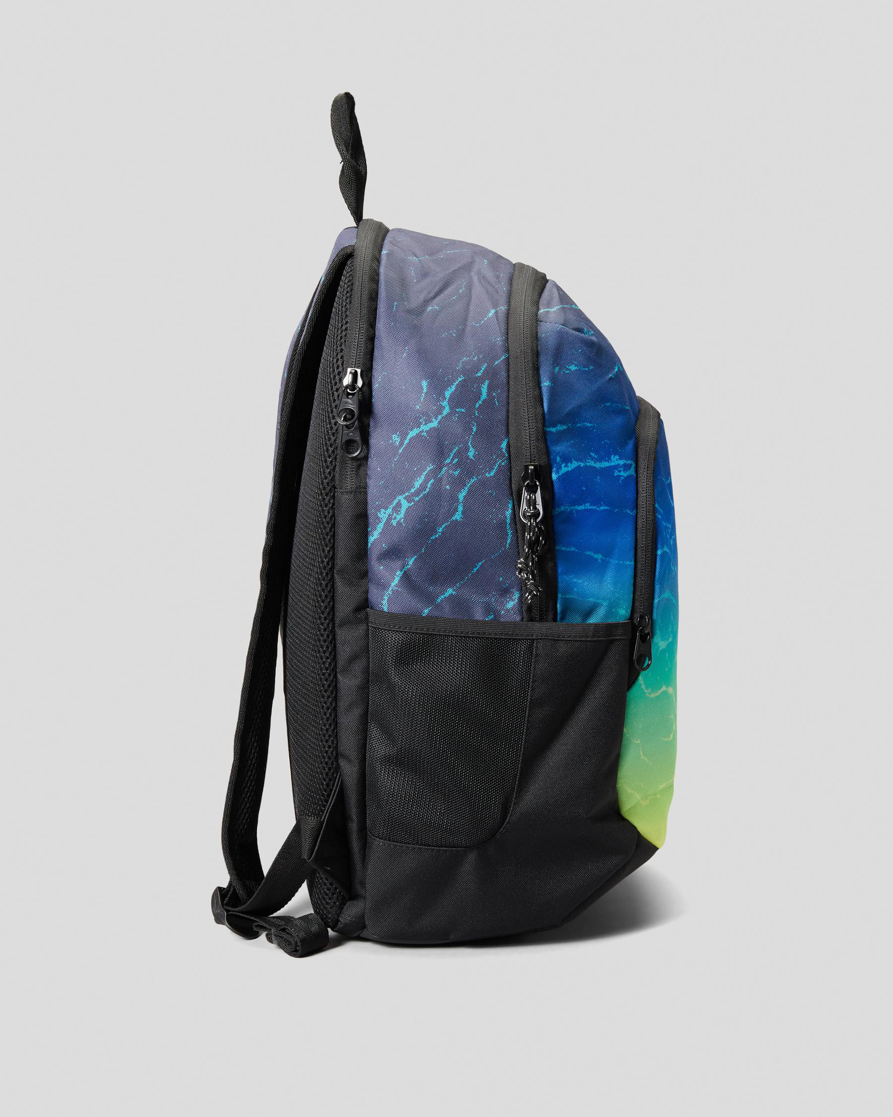 Shop Rip Curl Ozone 30L Faded Slant Backpack In Aqua - Fast Shipping ...