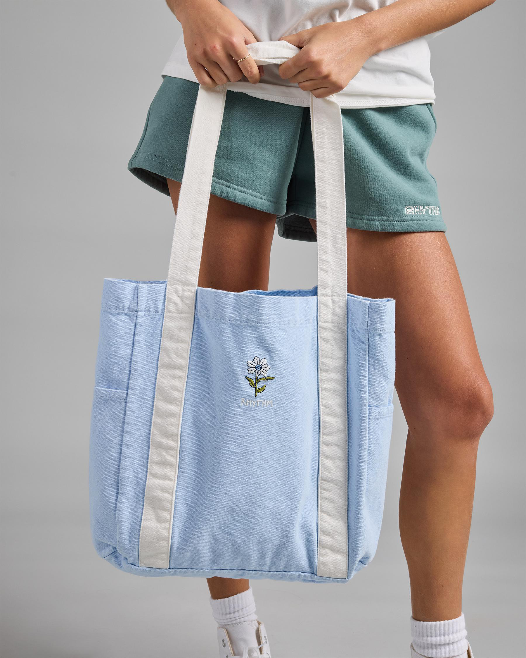 Shop Rhythm Ginger Tote Bag In Light Blue - Fast Shipping & Easy ...