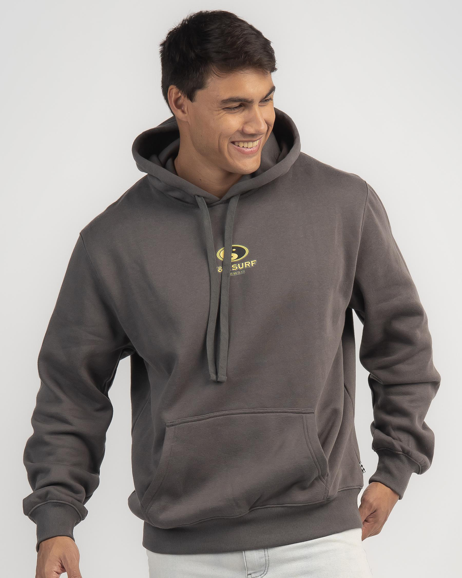 Shop Town & Country Surf Designs Da Rock Pop Hoodie In Charcoal - Fast ...