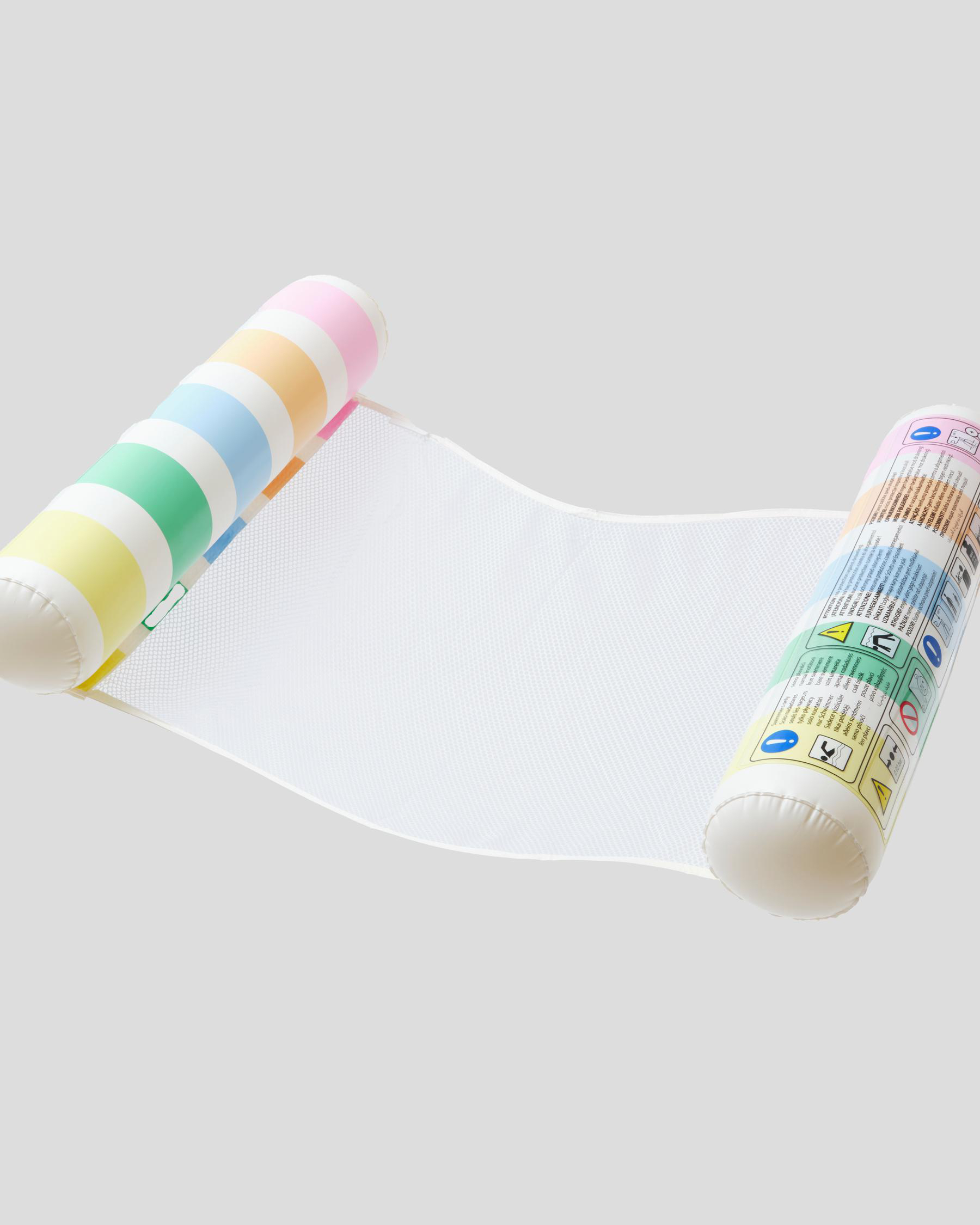 Shop Sunnylife Stripe Inflatable Hammock In Multi - Fast Shipping ...