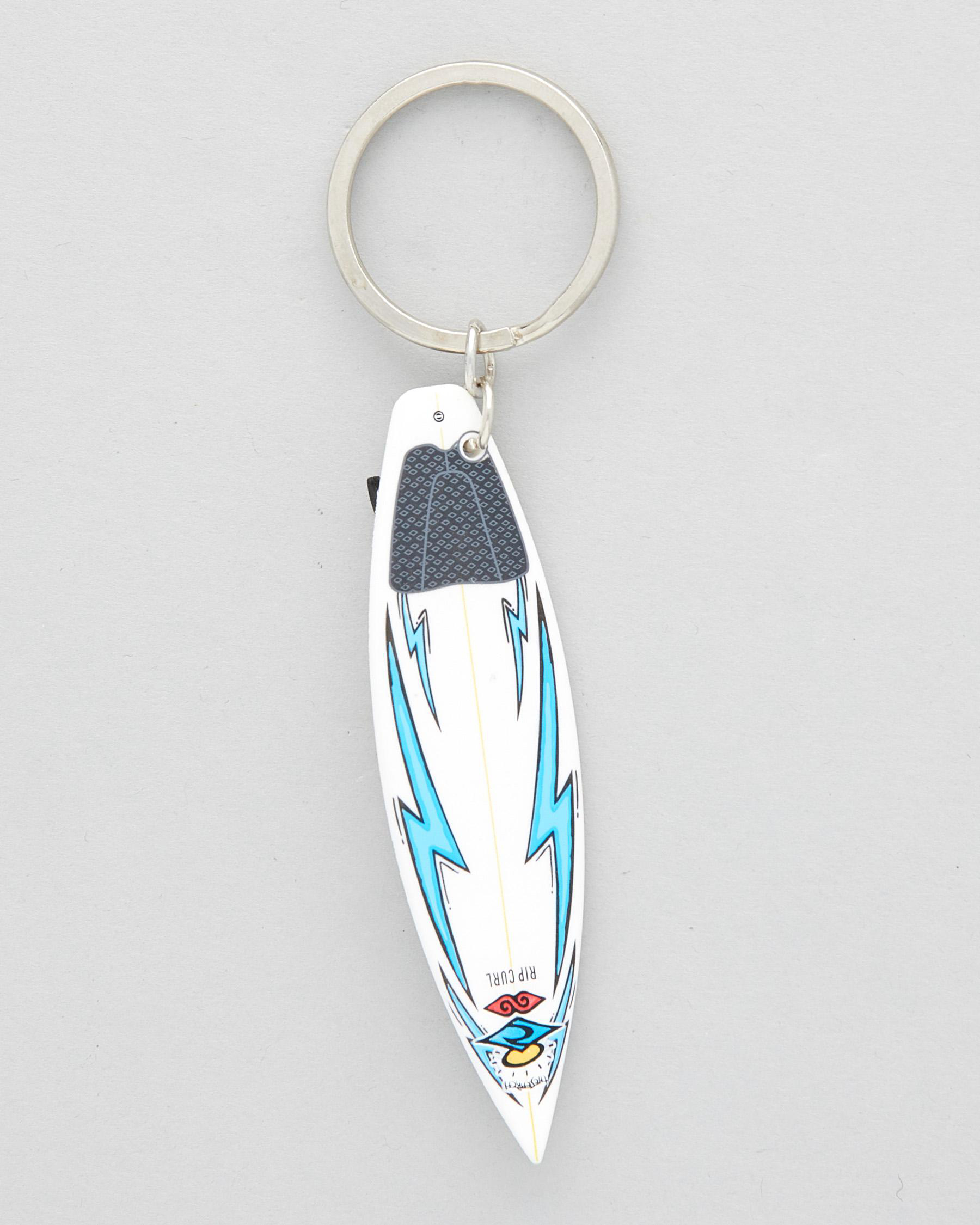 Shop Rip Curl Surfboard Keyring In White - Fast Shipping & Easy Returns ...
