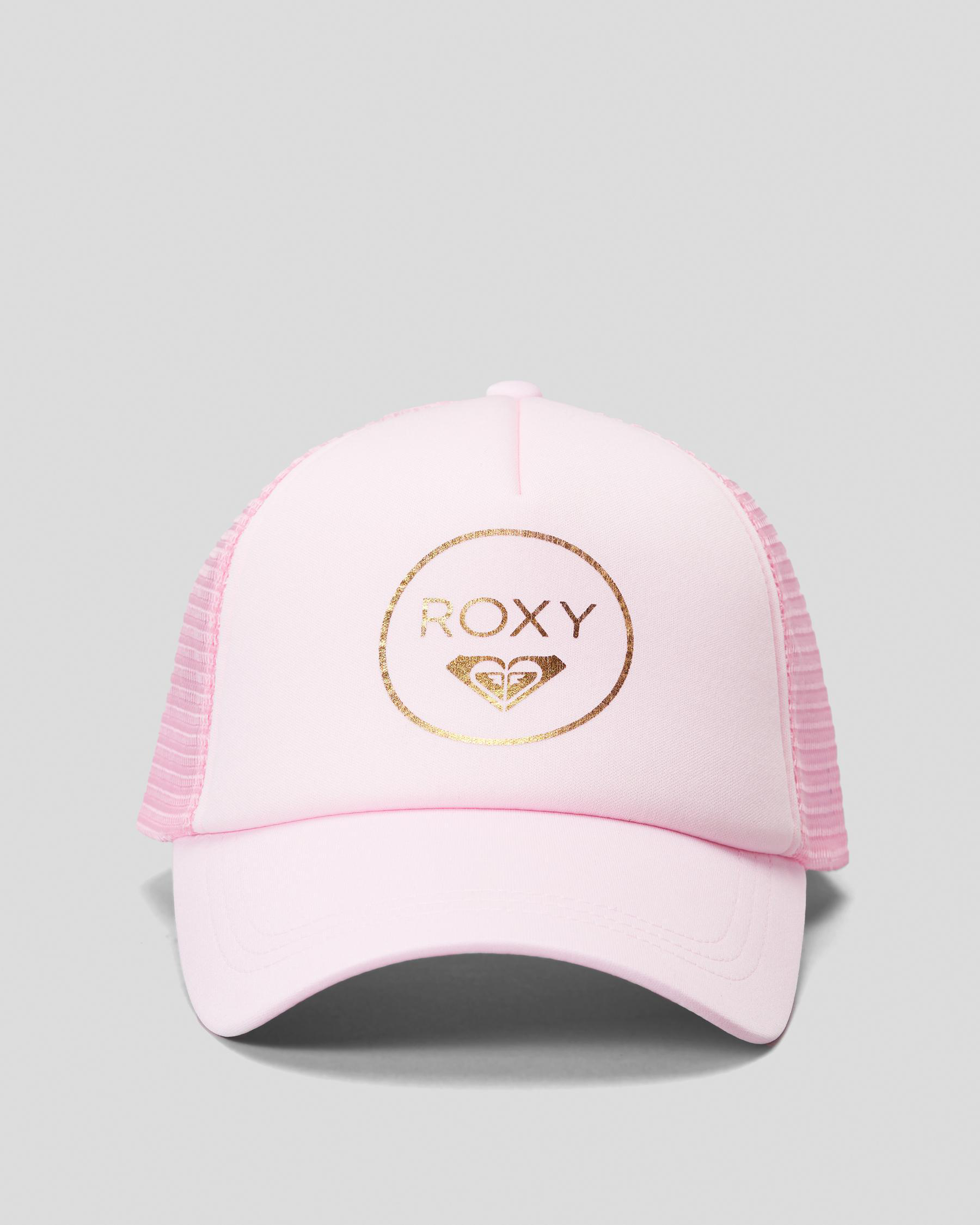 Shop Roxy Brennan Trucker Cap In Pirouette - Fast Shipping & Easy ...