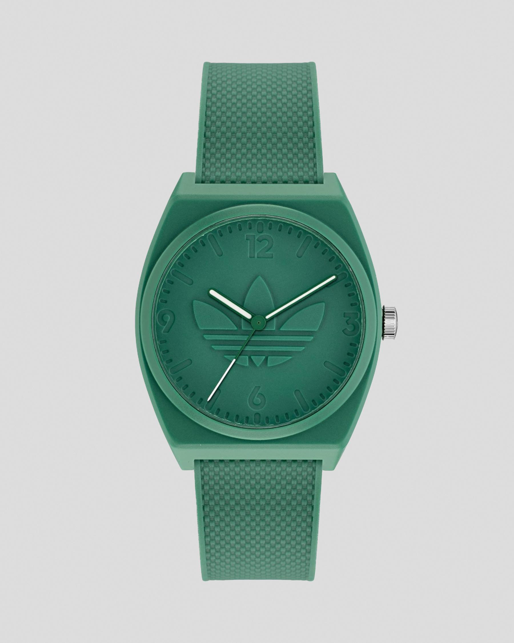 Shop adidas Project Two Watch In Green - Fast Shipping & Easy Returns ...