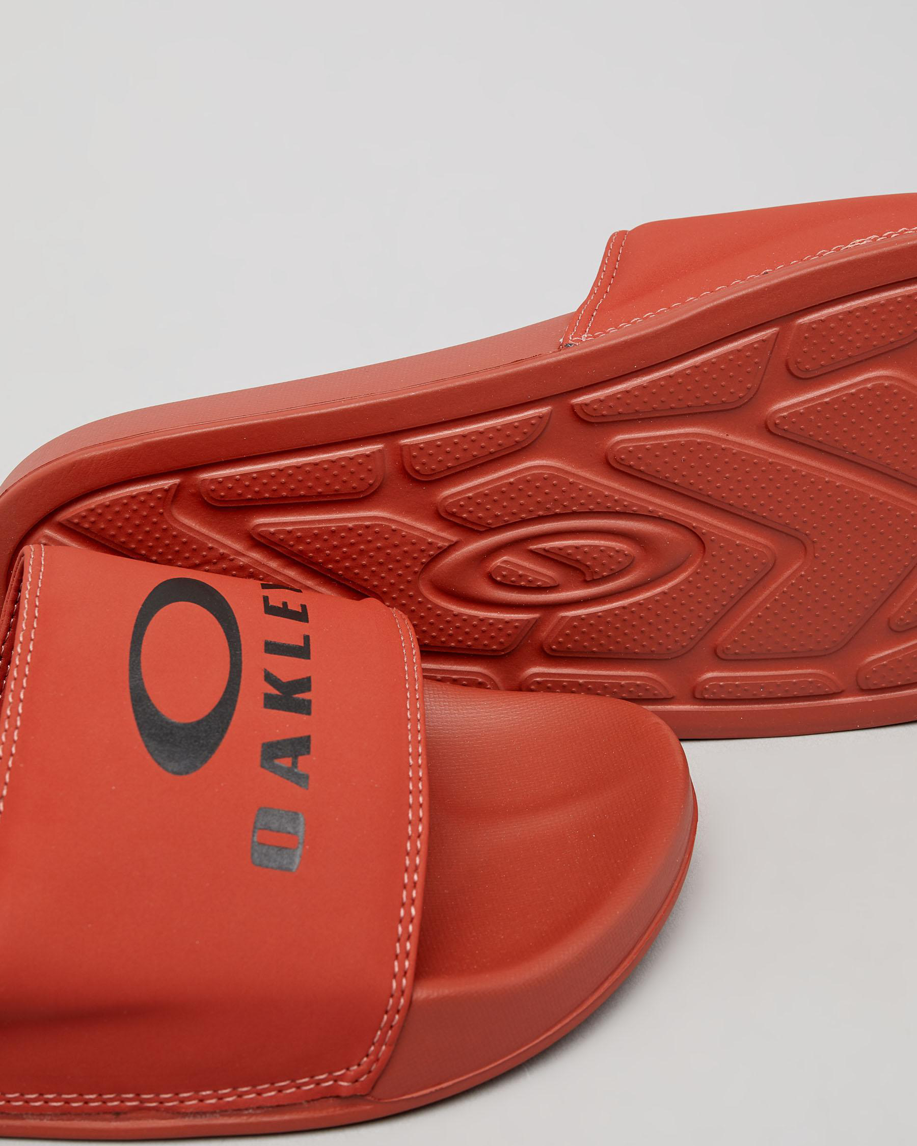 Shop Oakley Ellipse Slides In Spicy Red - Fast Shipping & Easy Returns ...
