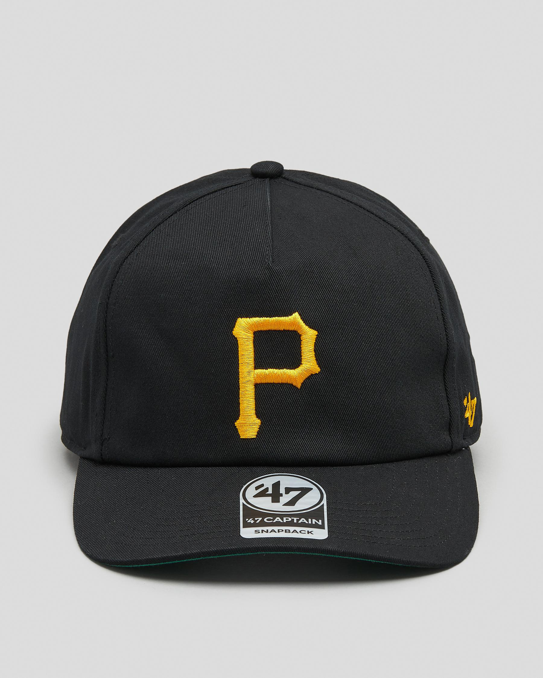 Shop Forty Seven Pittsburgh Pirates Nantasket 47 Captain Cap In Black ...