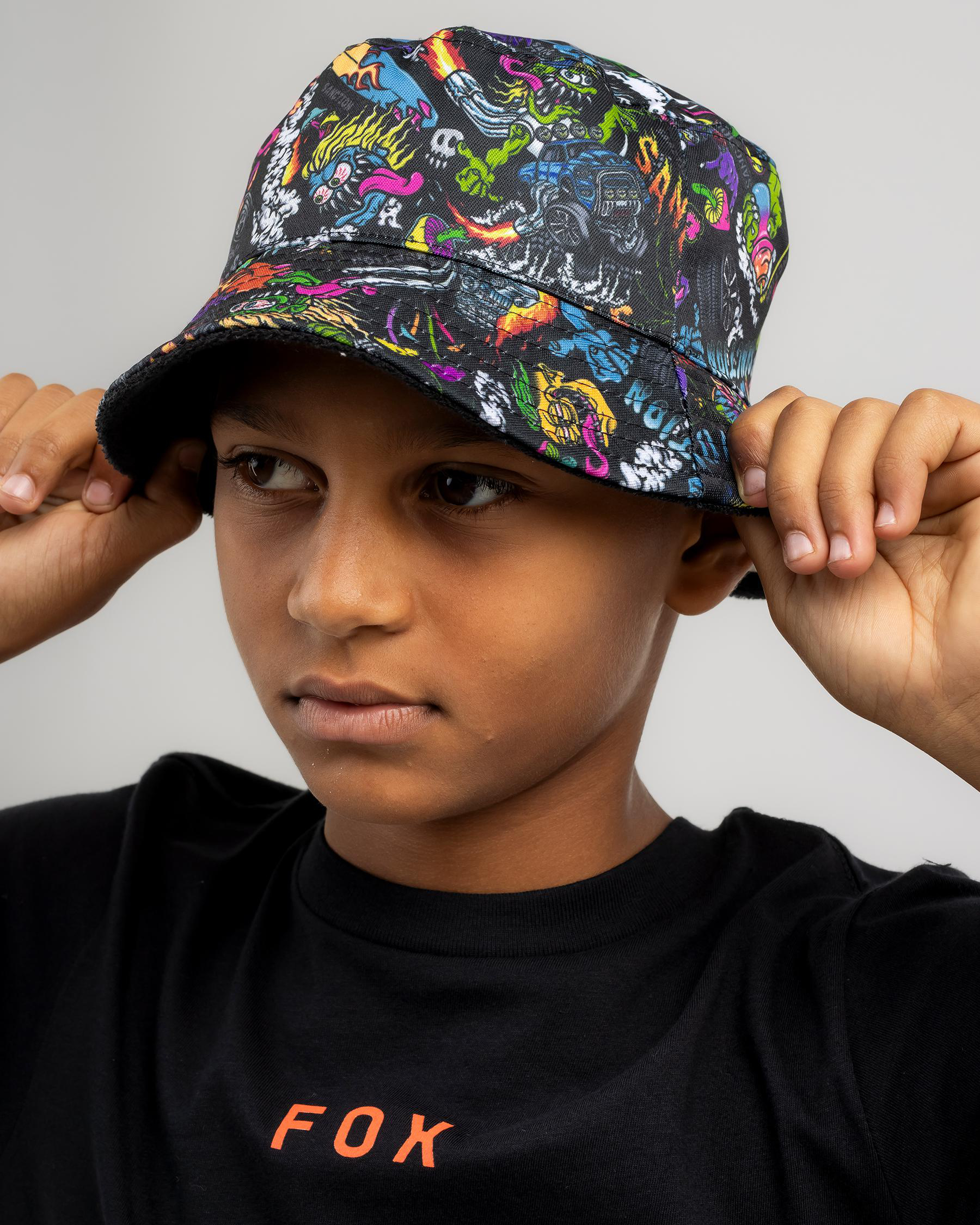 Sanction Boys Take Off Bucket Hat In Multi - FREE* Shipping & Easy ...