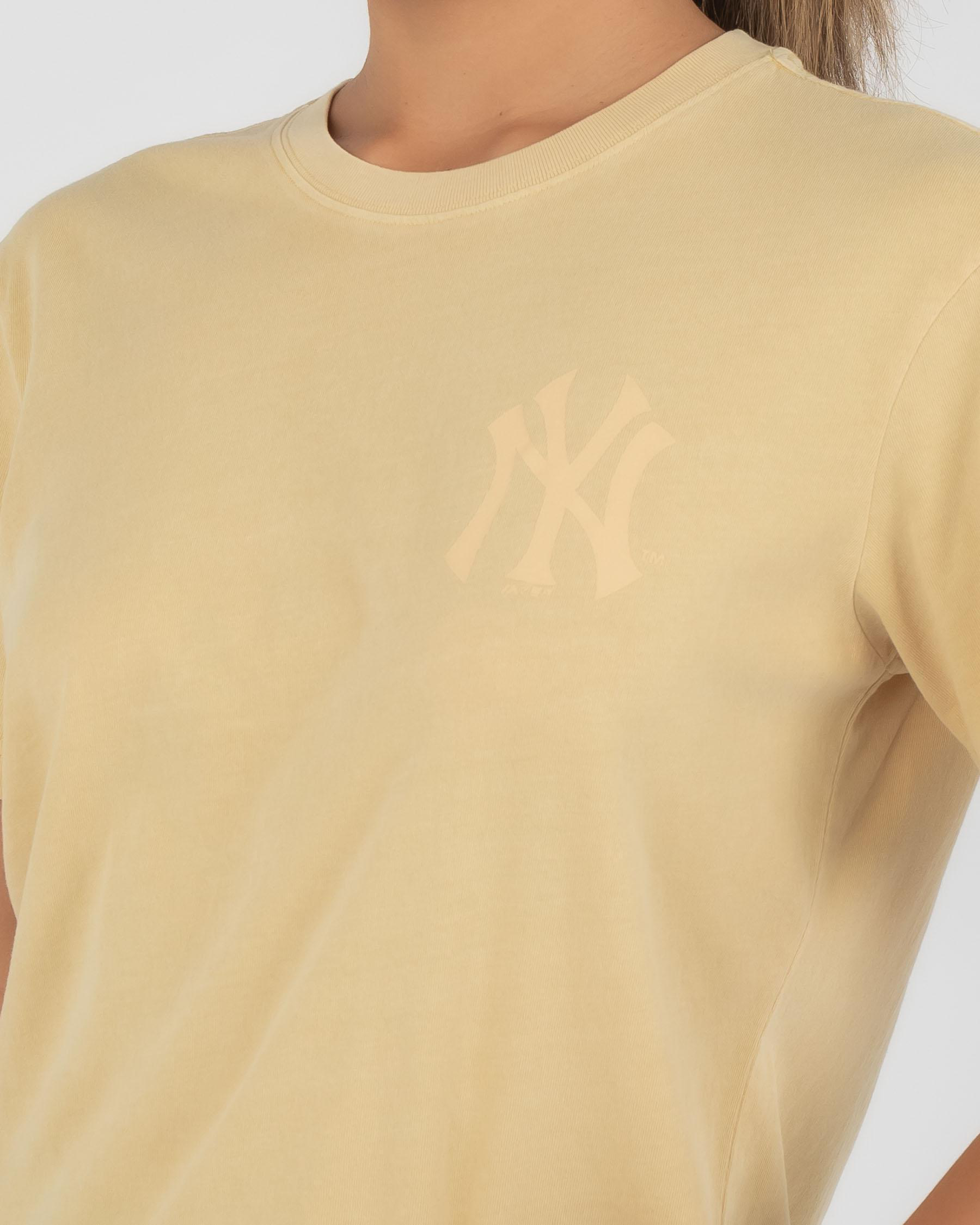 Shop Majestic Elle T-Shirt In Straw - Fast Shipping & Easy Returns ...