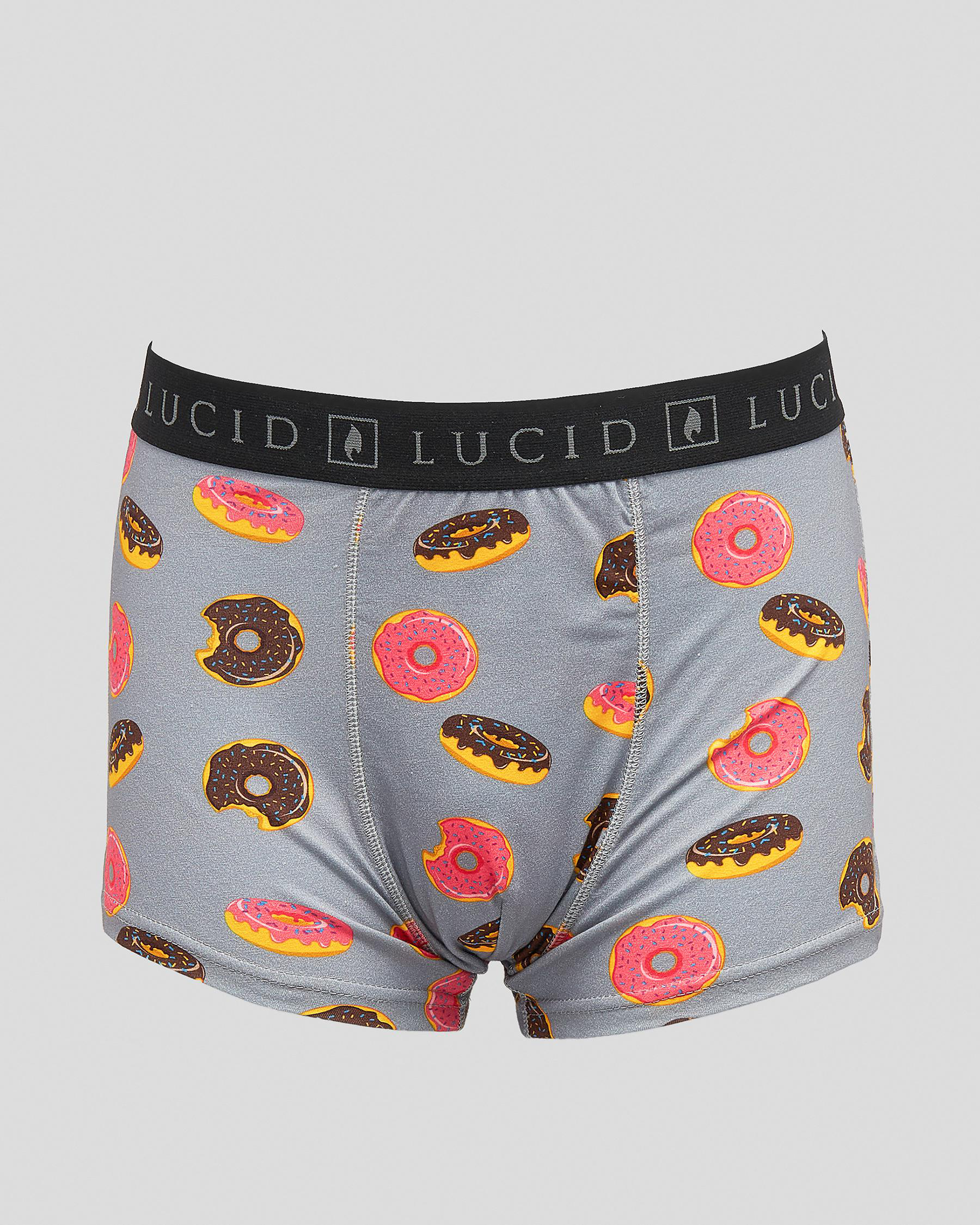 Shop Lucid Boys' Glazed Boxers In Grey - Fast Shipping & Easy Returns ...