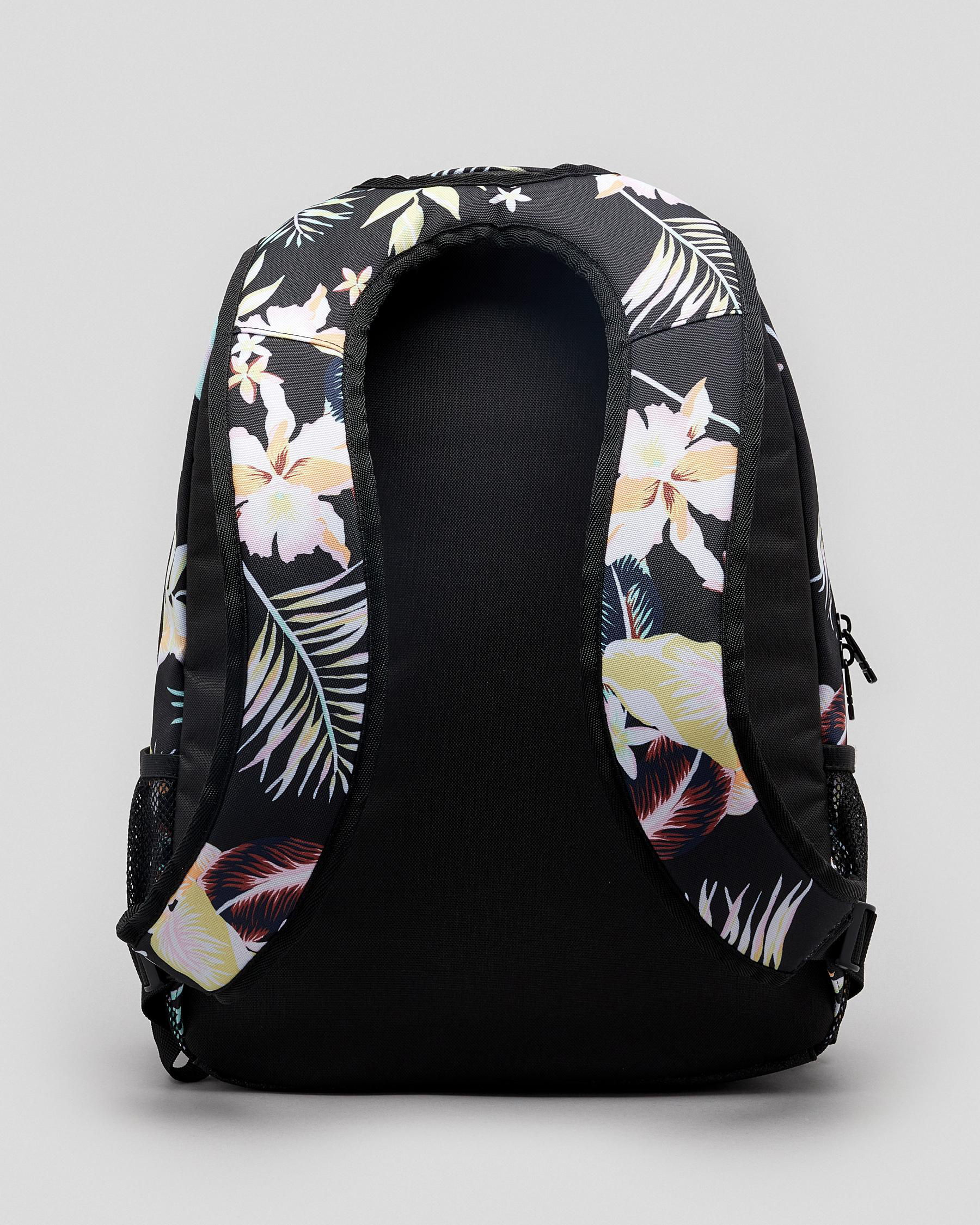 Roxy Shadow Swell Backpack In Anthracite Praslin - FREE* Shipping ...