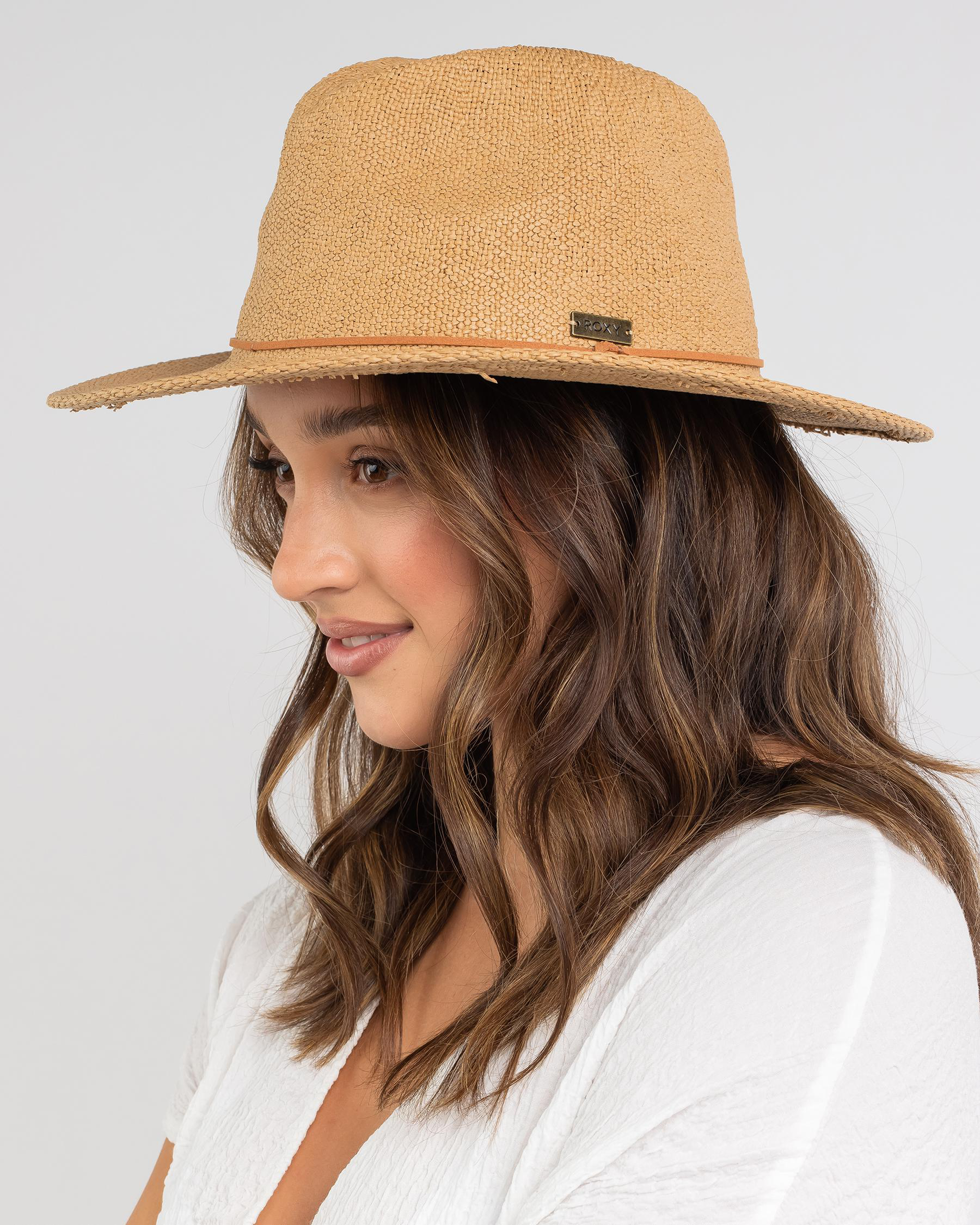 Shop Roxy Early Sunset Hat In Natural - Fast Shipping & Easy Returns ...
