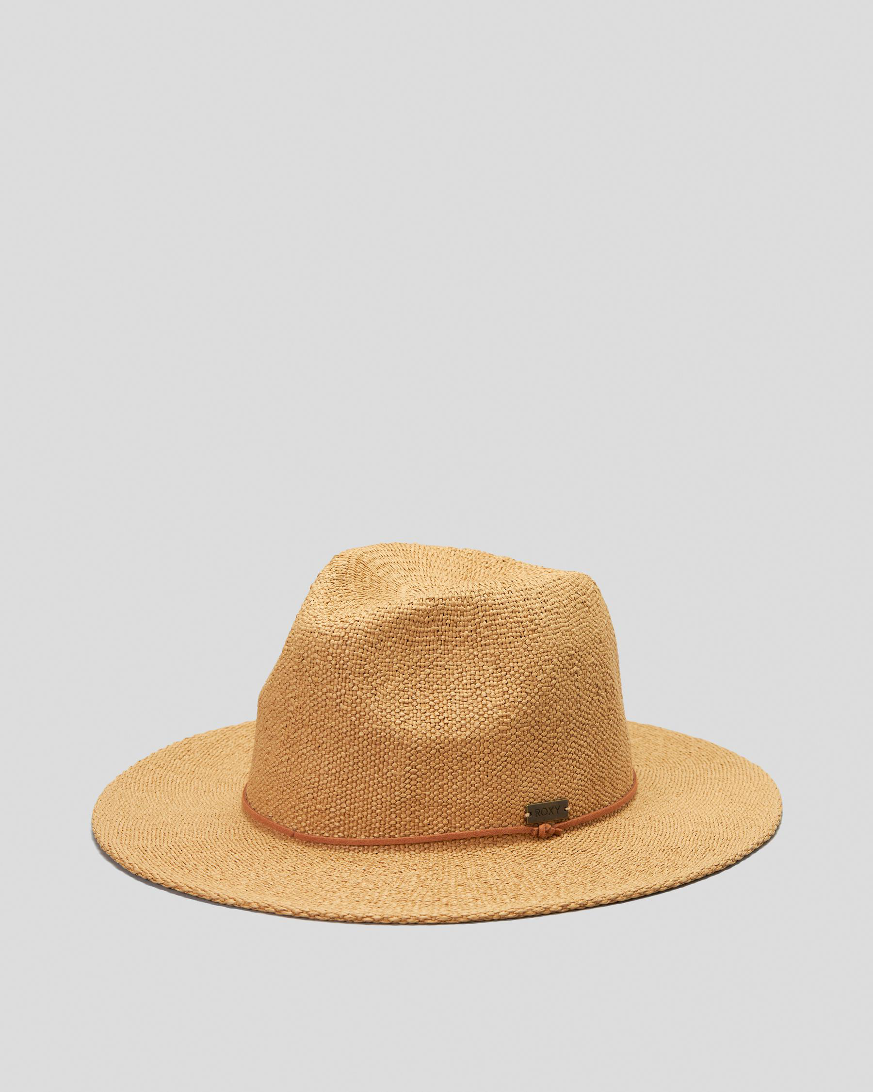 Shop Roxy Early Sunset Panama Hat In Natural - Fast Shipping & Easy ...