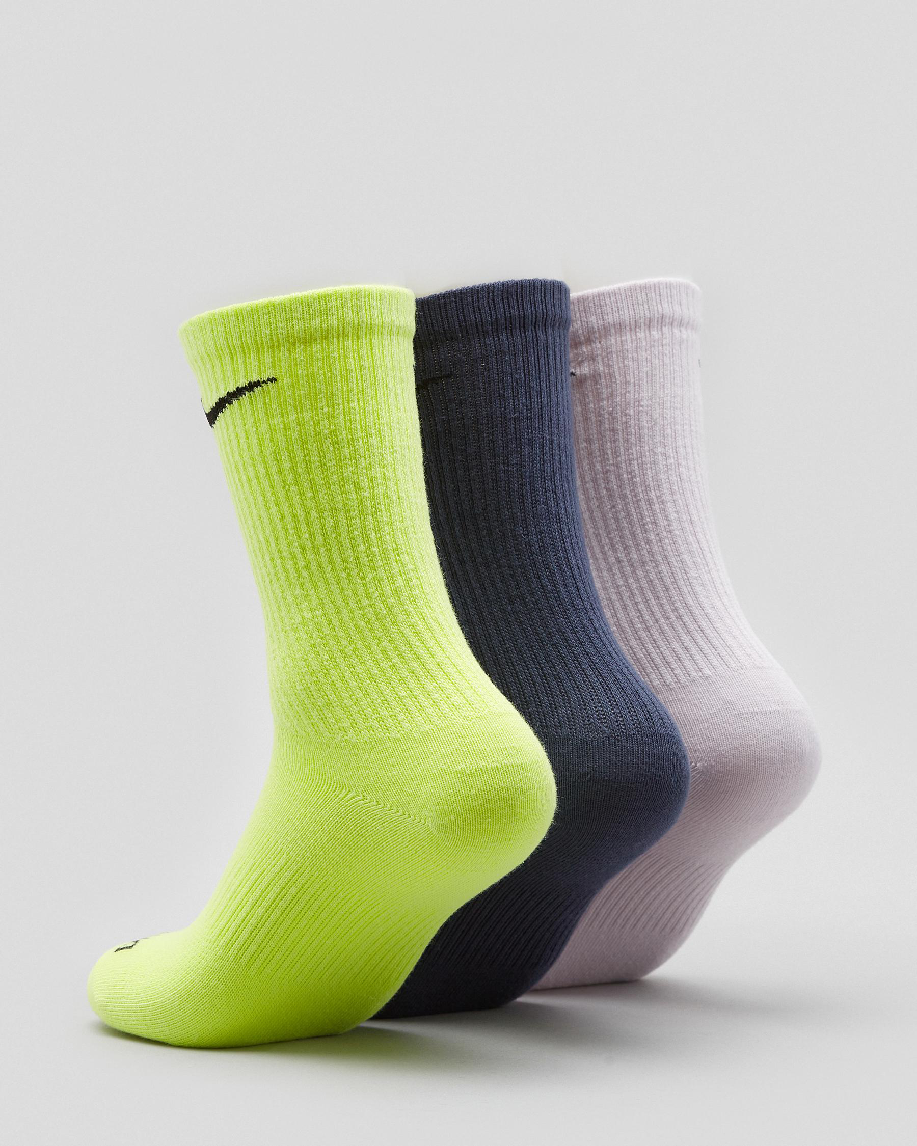 Shop Nike Womens Everyday Plus Sock Pack In 913-multi - Fast Shipping ...