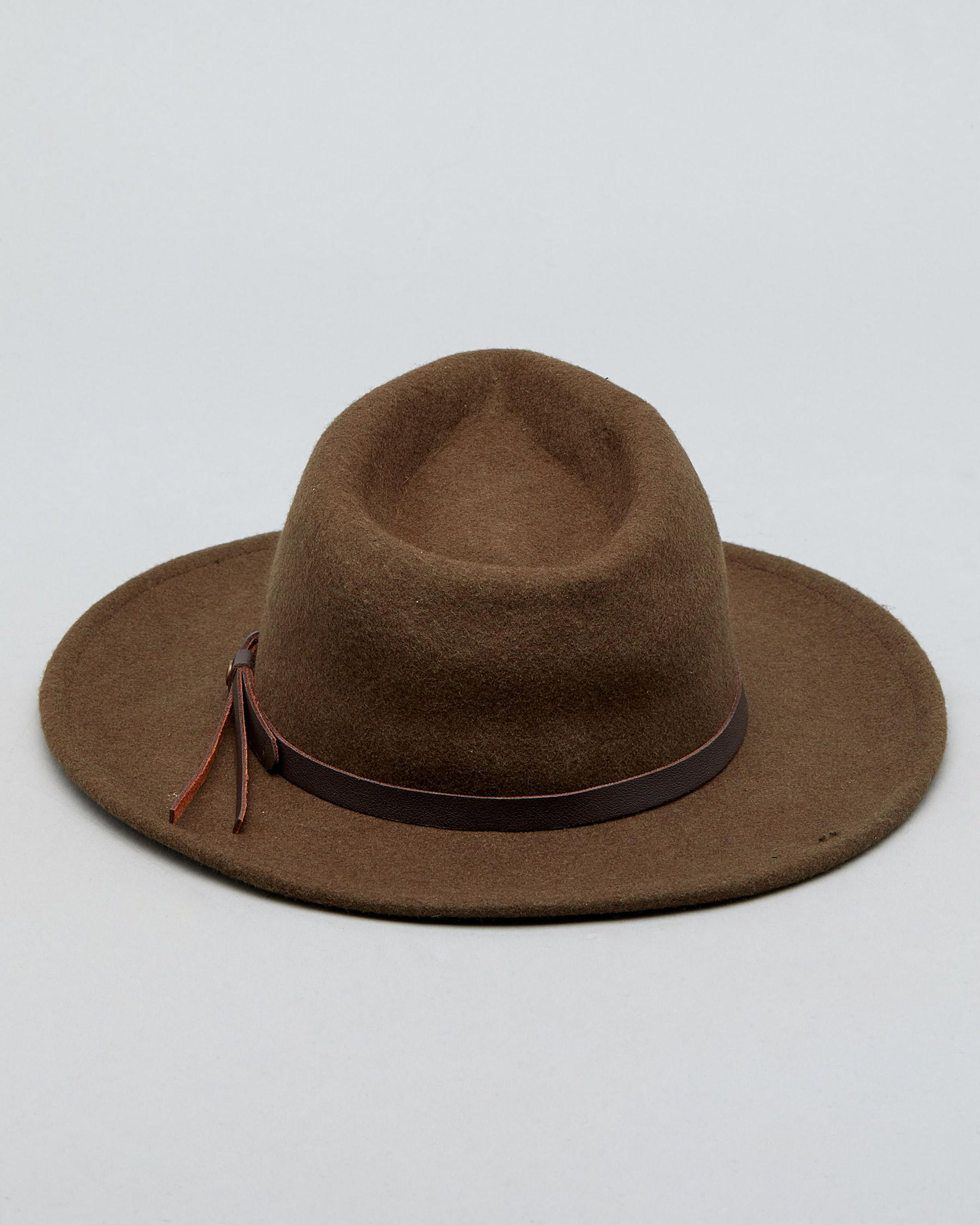 Shop Rusty Ned Felt Hat In Portobello - Fast Shipping & Easy Returns ...