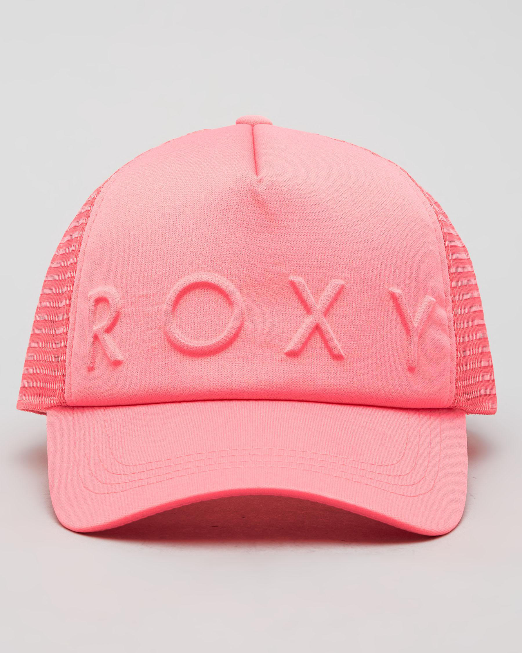 Shop Roxy Brighter Day Trucker Cap In Desert Rose - Fast Shipping ...