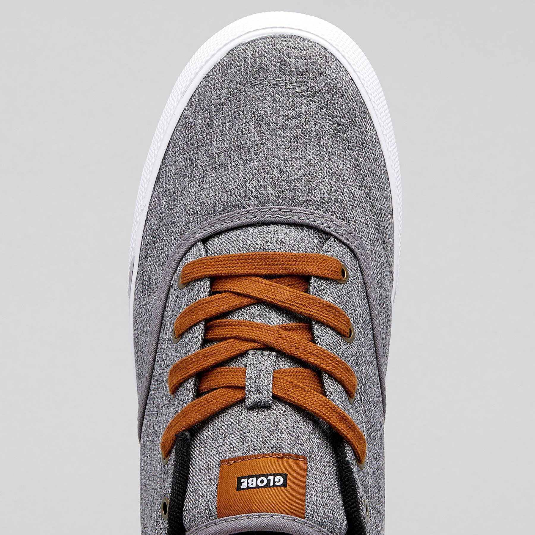 Shop Globe Tribe Shoes In Grey Chambray/brown Mock - Fast Shipping ...
