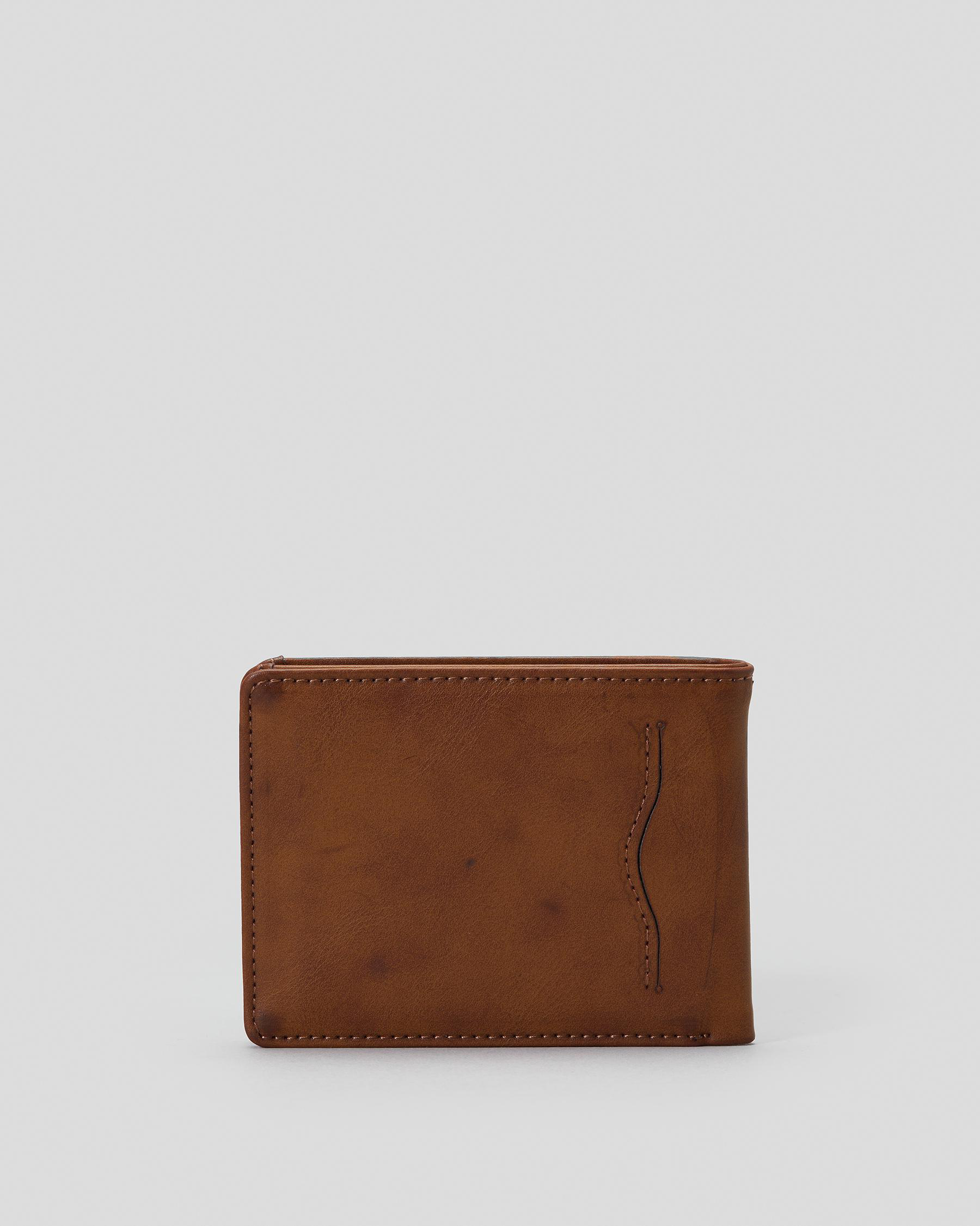 Shop Quiksilver Slim Rays Wallet In Chocolate Brown - Fast Shipping ...