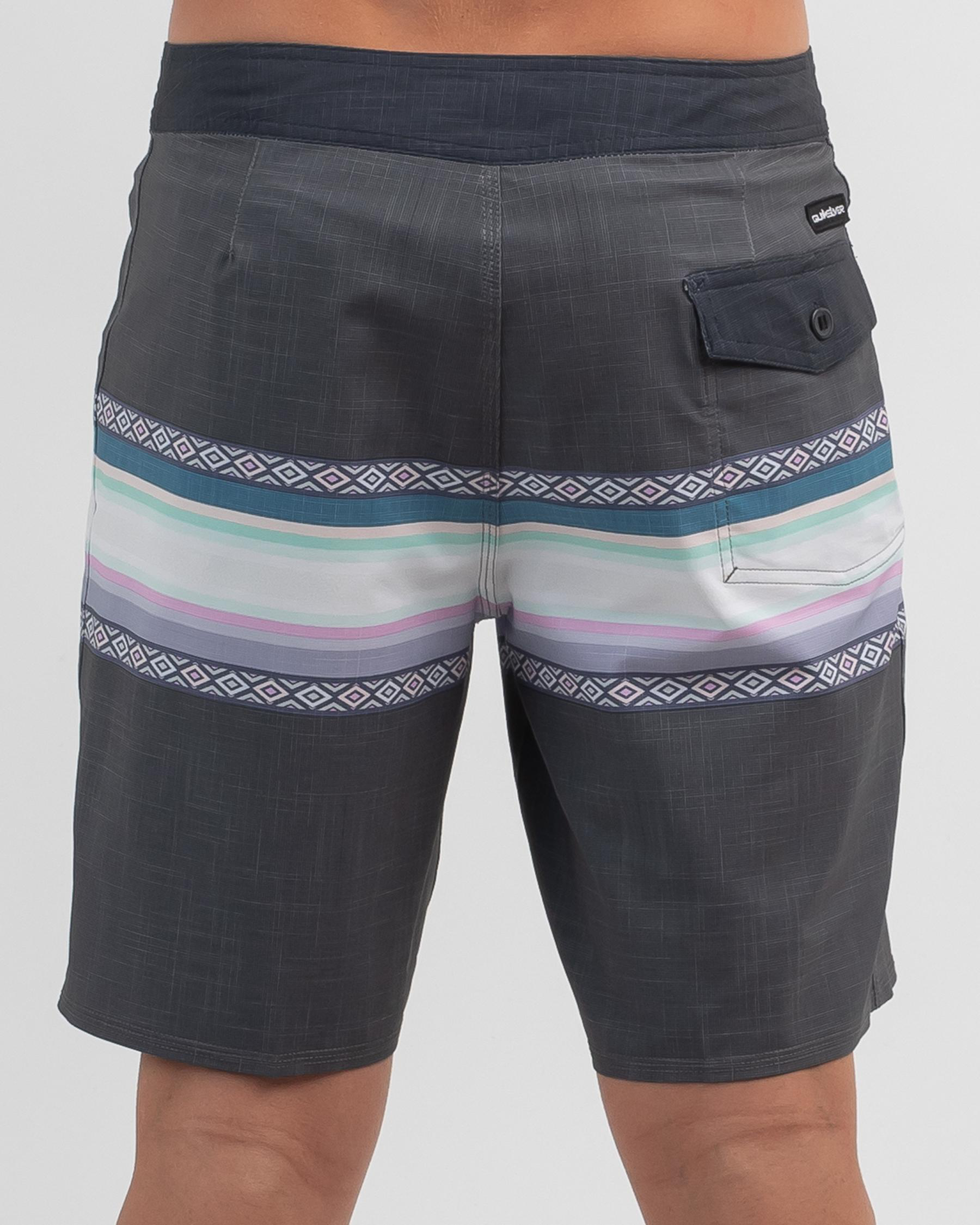 Shop Quiksilver Surfsilk Sun Faded Board Shorts In Tarmac - Fast ...