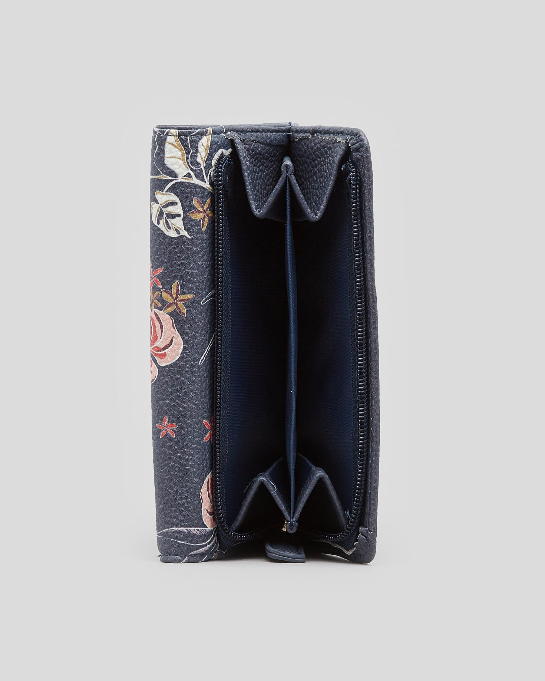 Shop Roxy Hazy Daze Wallet In Mood Indigo Sunset Boogie - Fast Shipping ...
