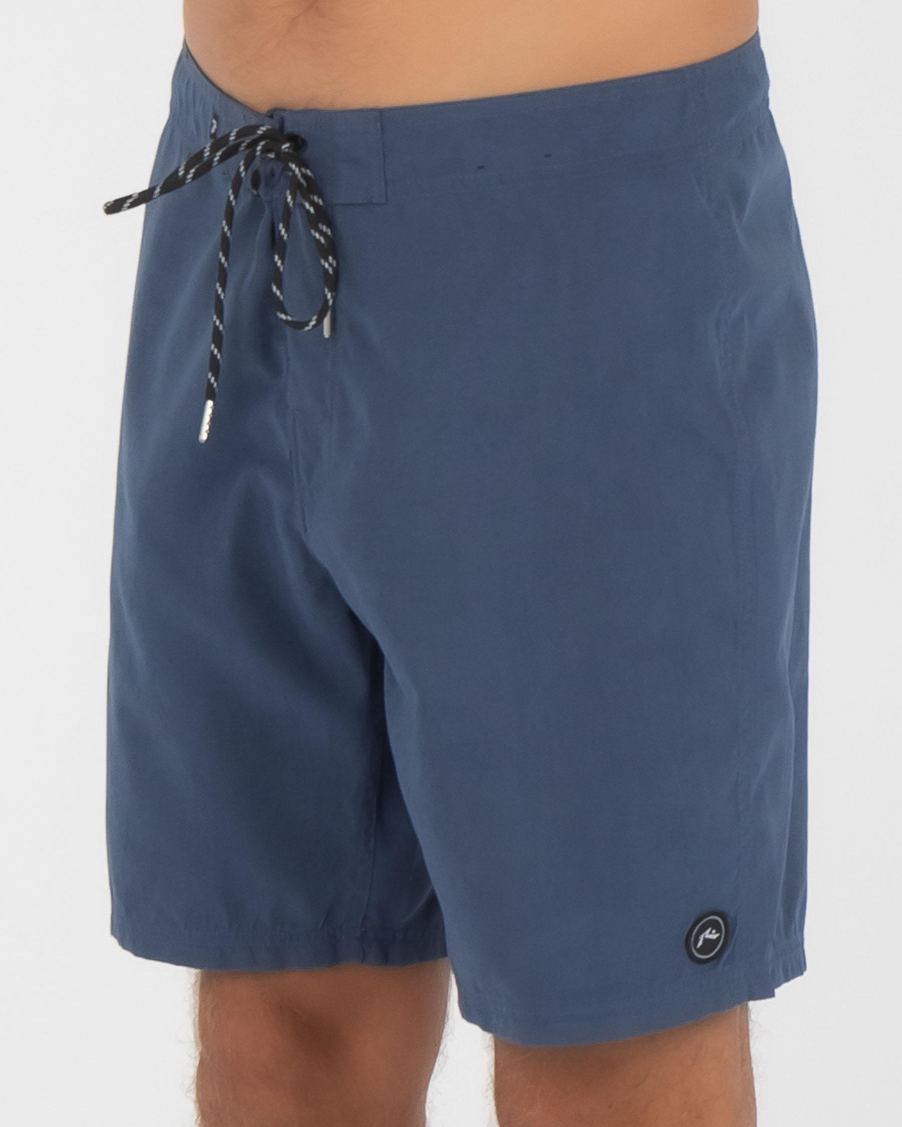 Shop Rusty Dynamic Board Shorts In Washed Navy - Fast Shipping & Easy ...
