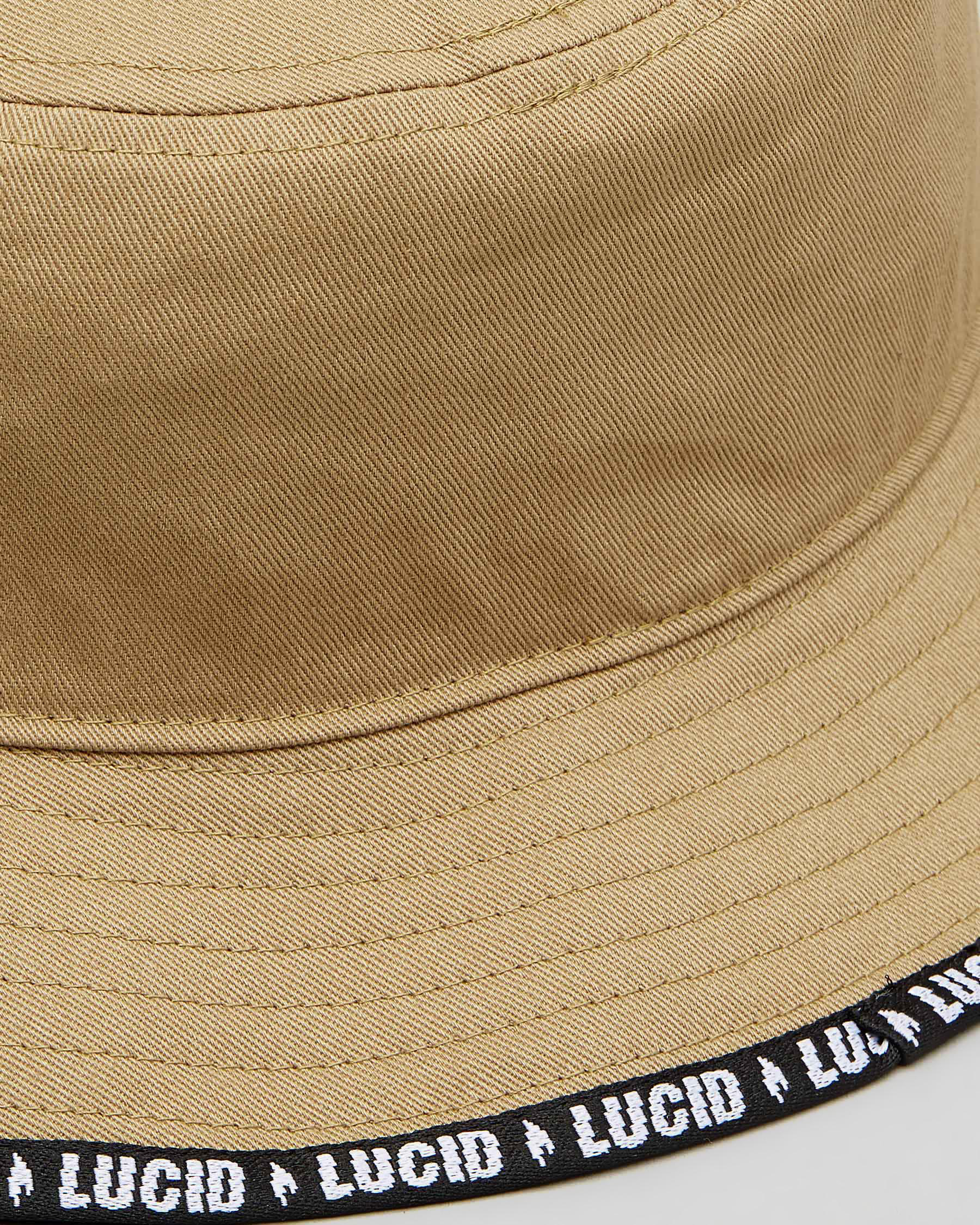 Shop Lucid Repeat Bucket Hat In Khaki - Fast Shipping & Easy Returns ...