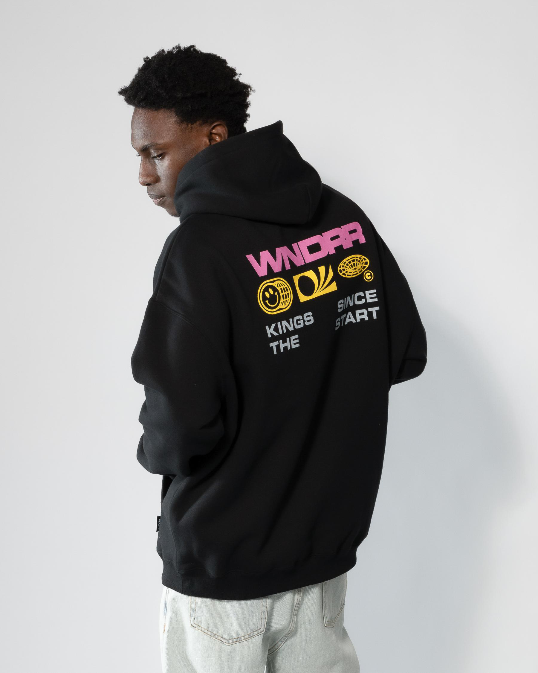 Shop Wndrr Booster Hoodie In Black - Fast Shipping & Easy Returns ...