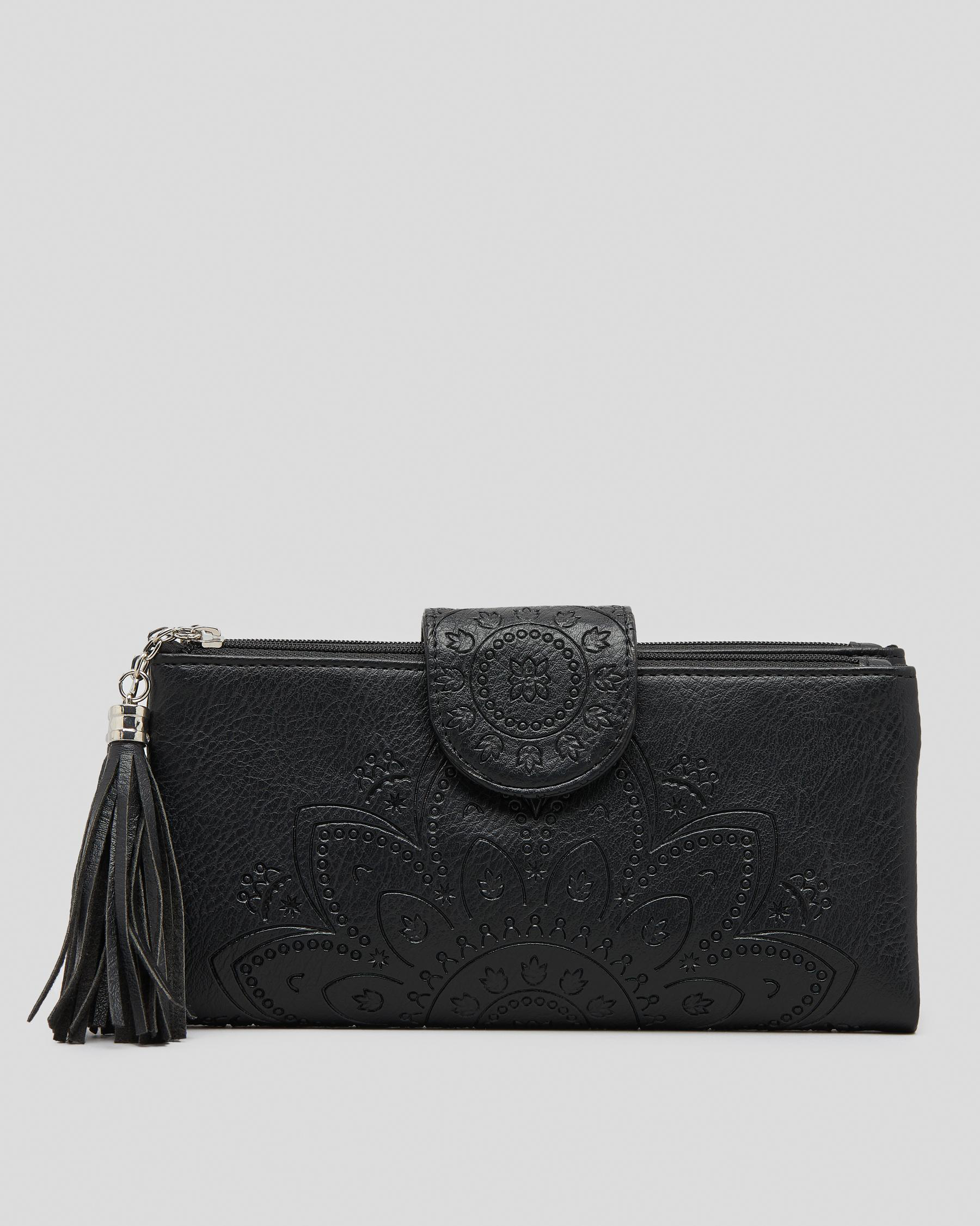 Shop Mooloola Emma Wallet In Black - Fast Shipping & Easy Returns ...