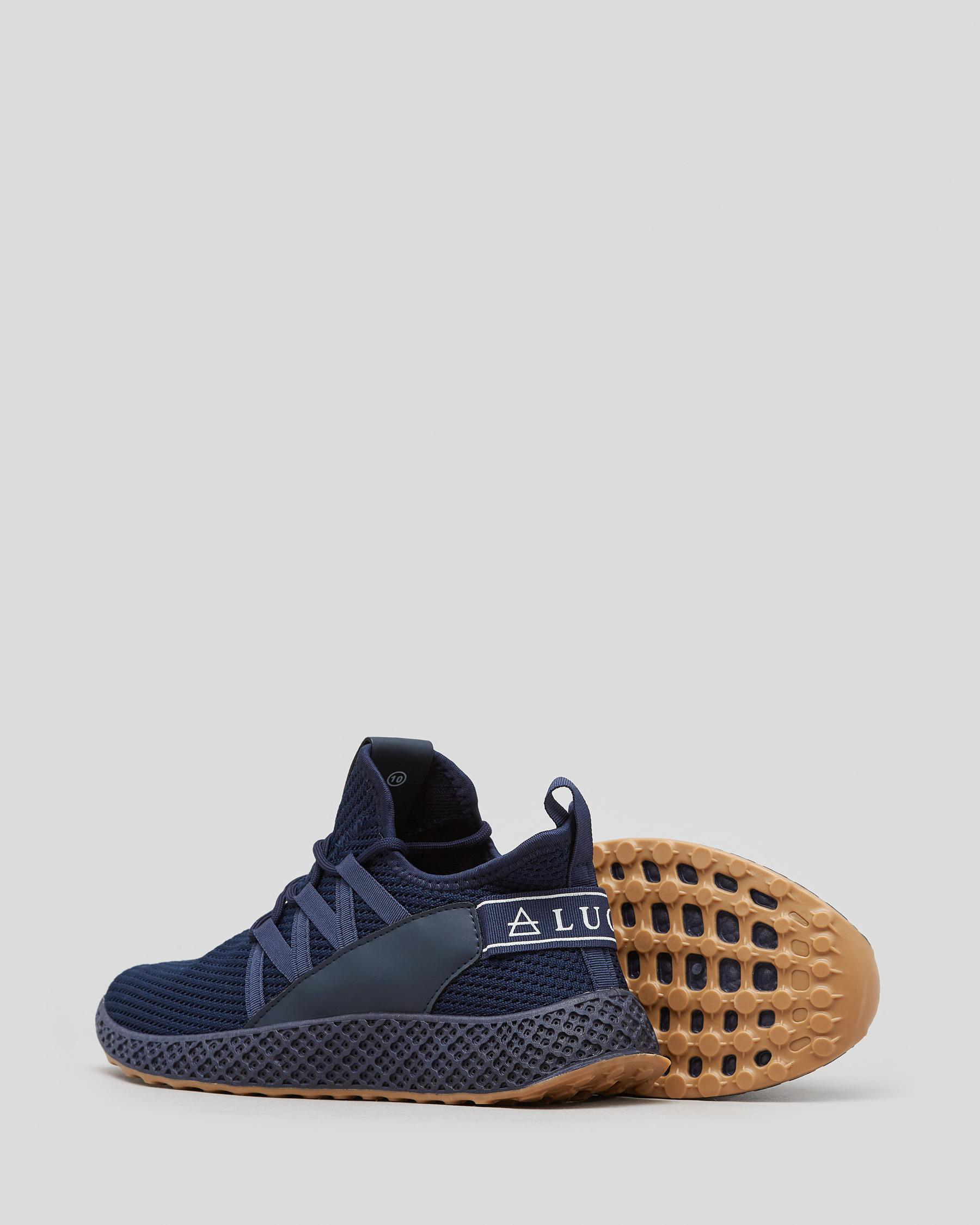 Shop Lucid Bolton Shoes In Navy/gum - Fast Shipping & Easy Returns ...