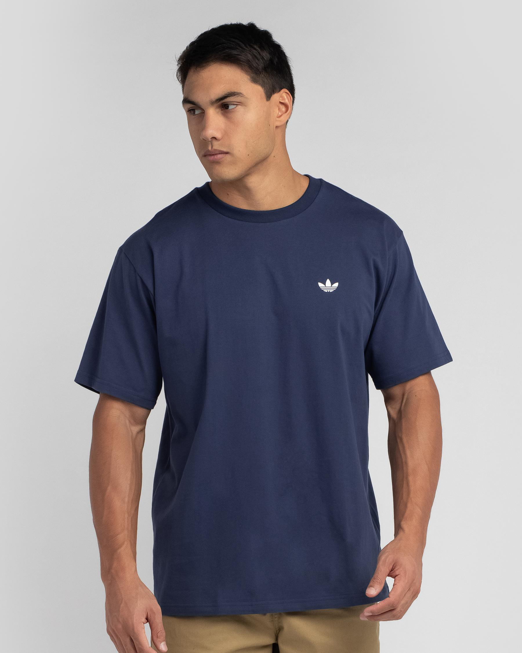 Shop adidas 4.0 Logo T-Shirt In Crew Navy/white - Fast Shipping & Easy ...