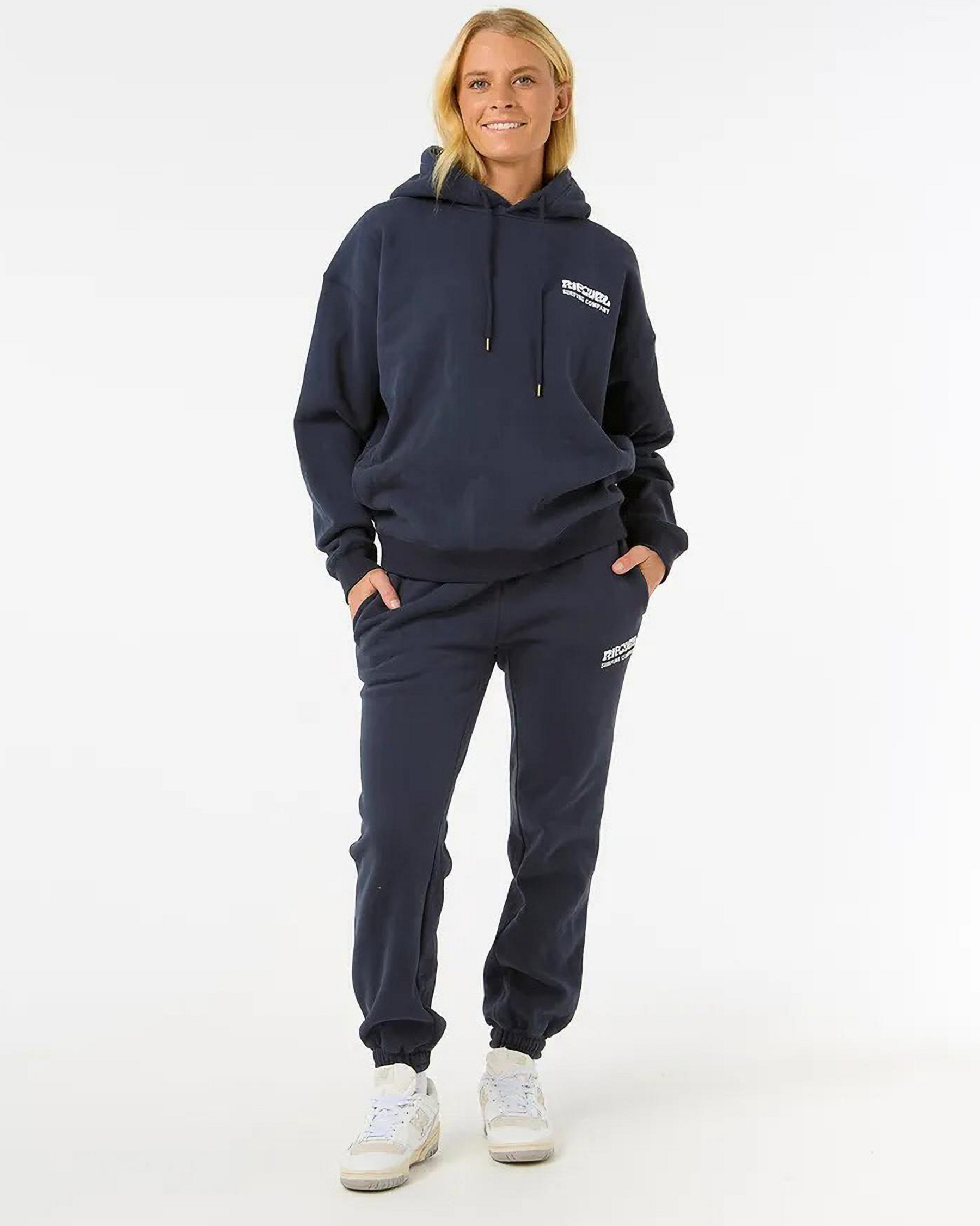 Rip Curl Surf Puff Track Pants In Navy - FREE* Shipping & Easy Returns ...