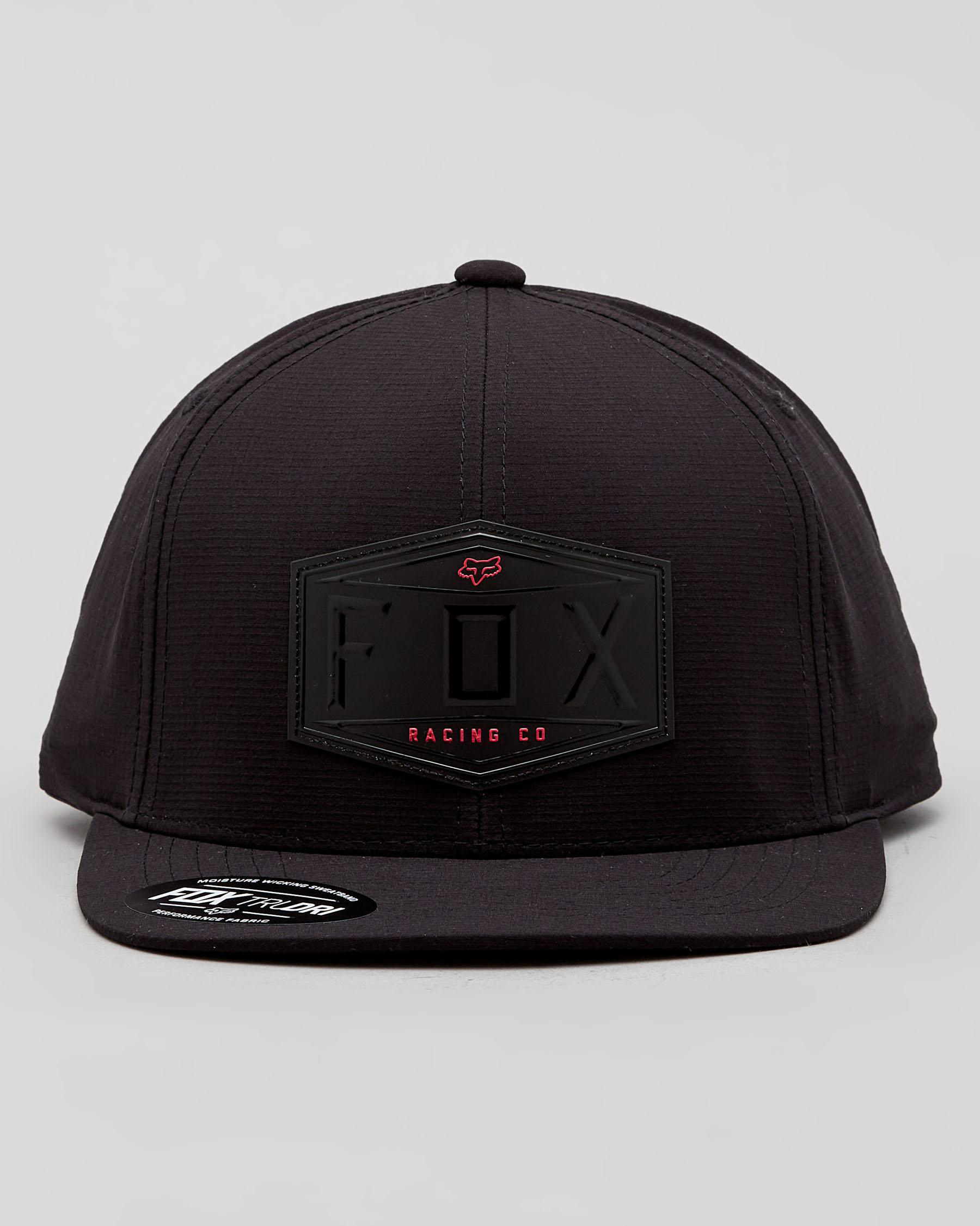 Fox Emblem Flexfit Cap In Black - Fast Shipping & Easy Returns - City ...