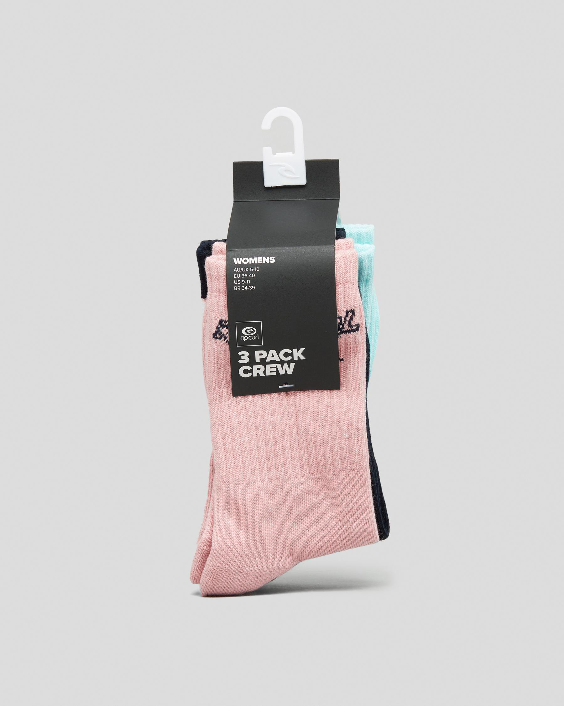 Rip Curl Icons of Surf Sock 3 Pack In Multico - FREE* Shipping & Easy ...